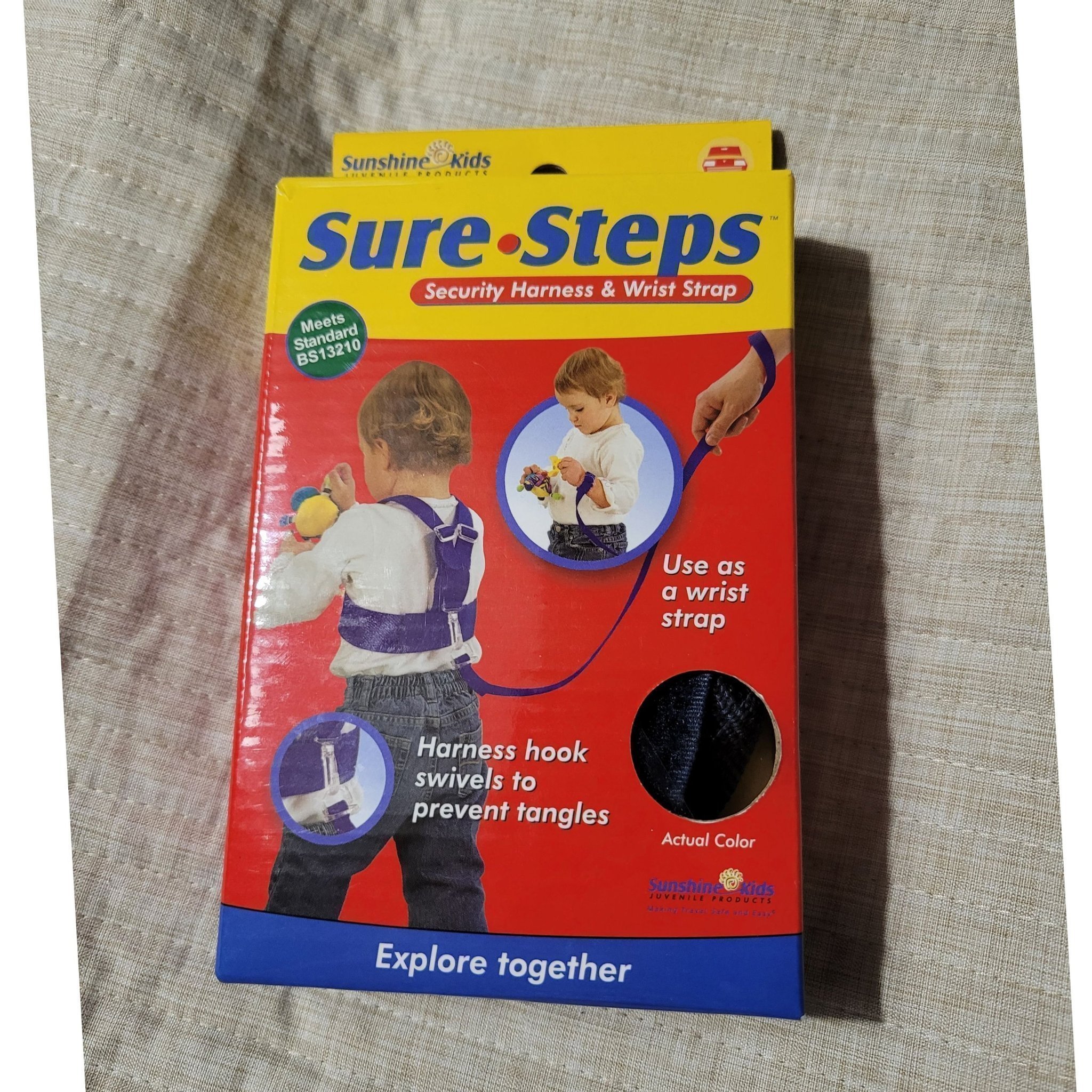 Säkerhetssele för barn, från Sure Steps | Köp på Tradera (628380914)