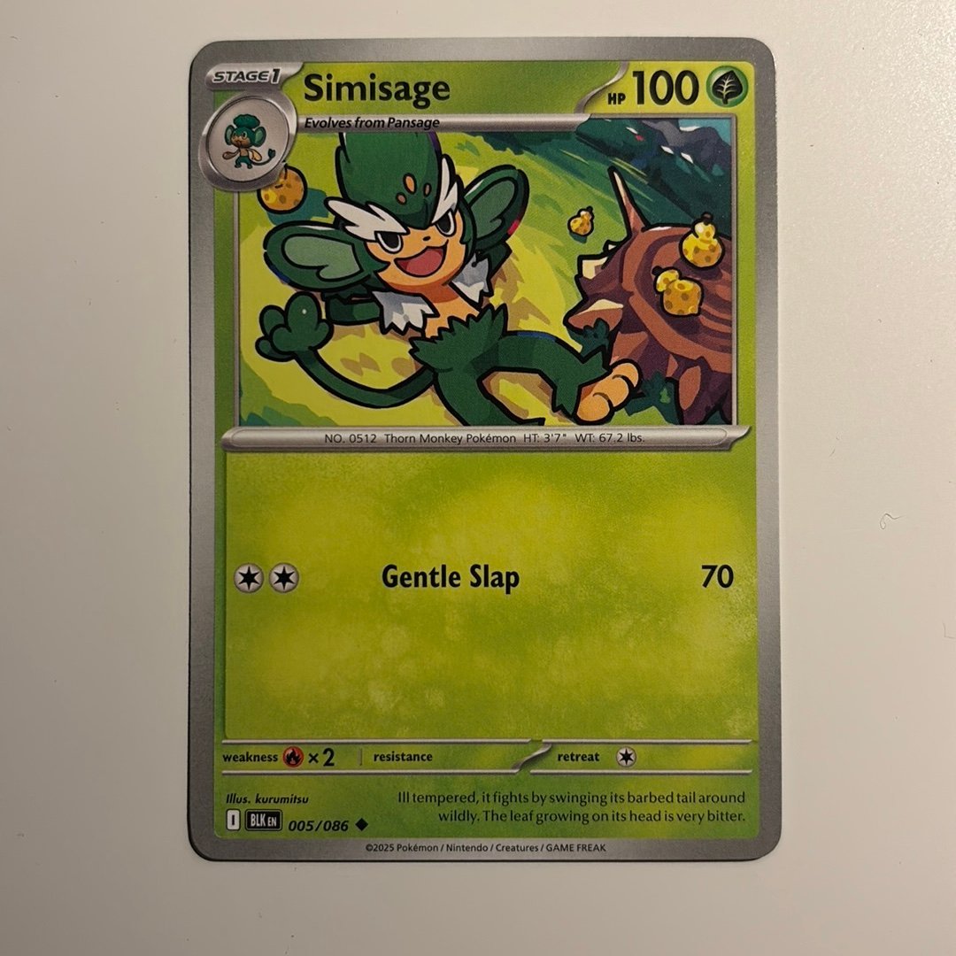 Simisage Pokémonkort - 005/086 | Köp på Tradera (696156994)