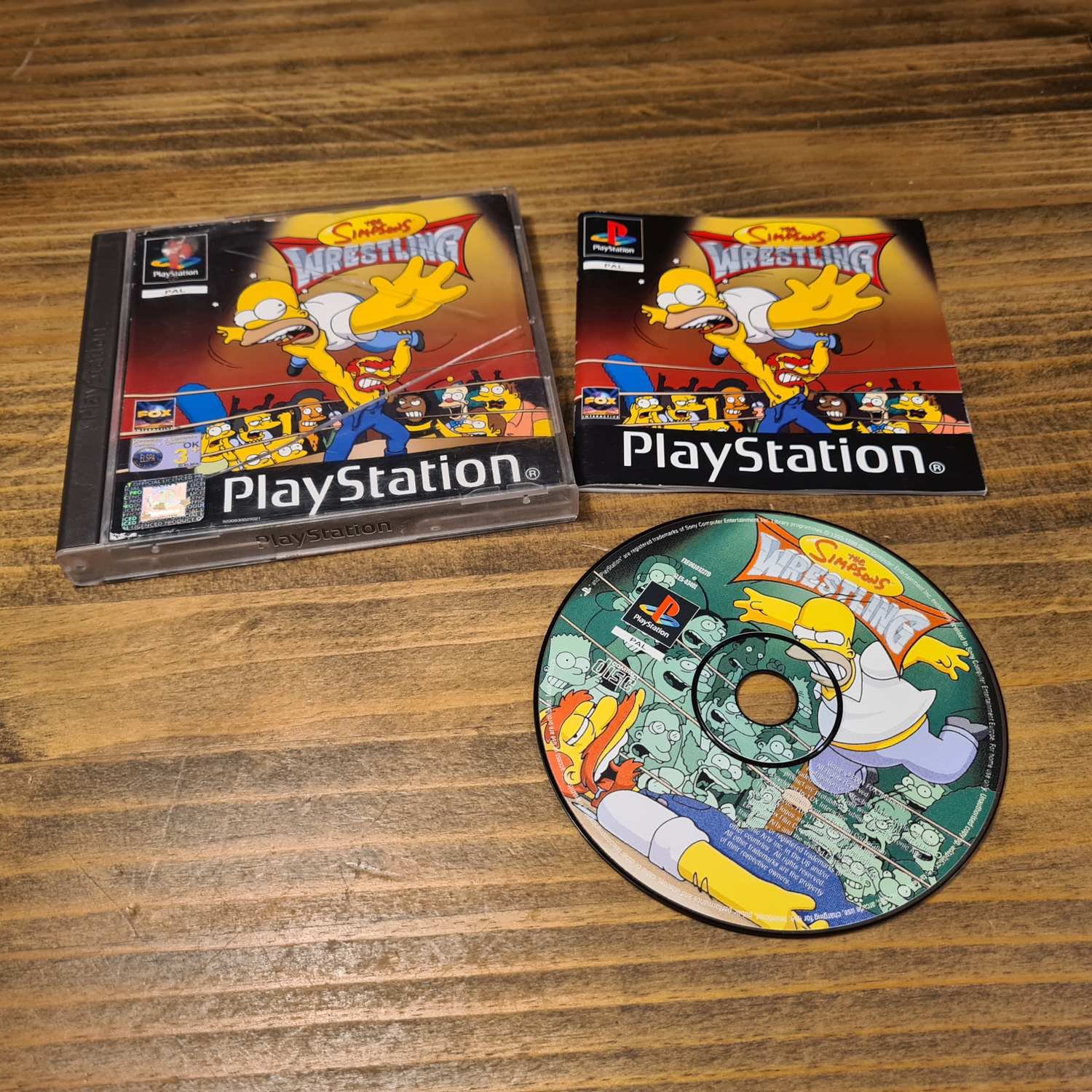 THE SIMPSONS WRESTLING PS1 BEG | Köp på Tradera (608821447)