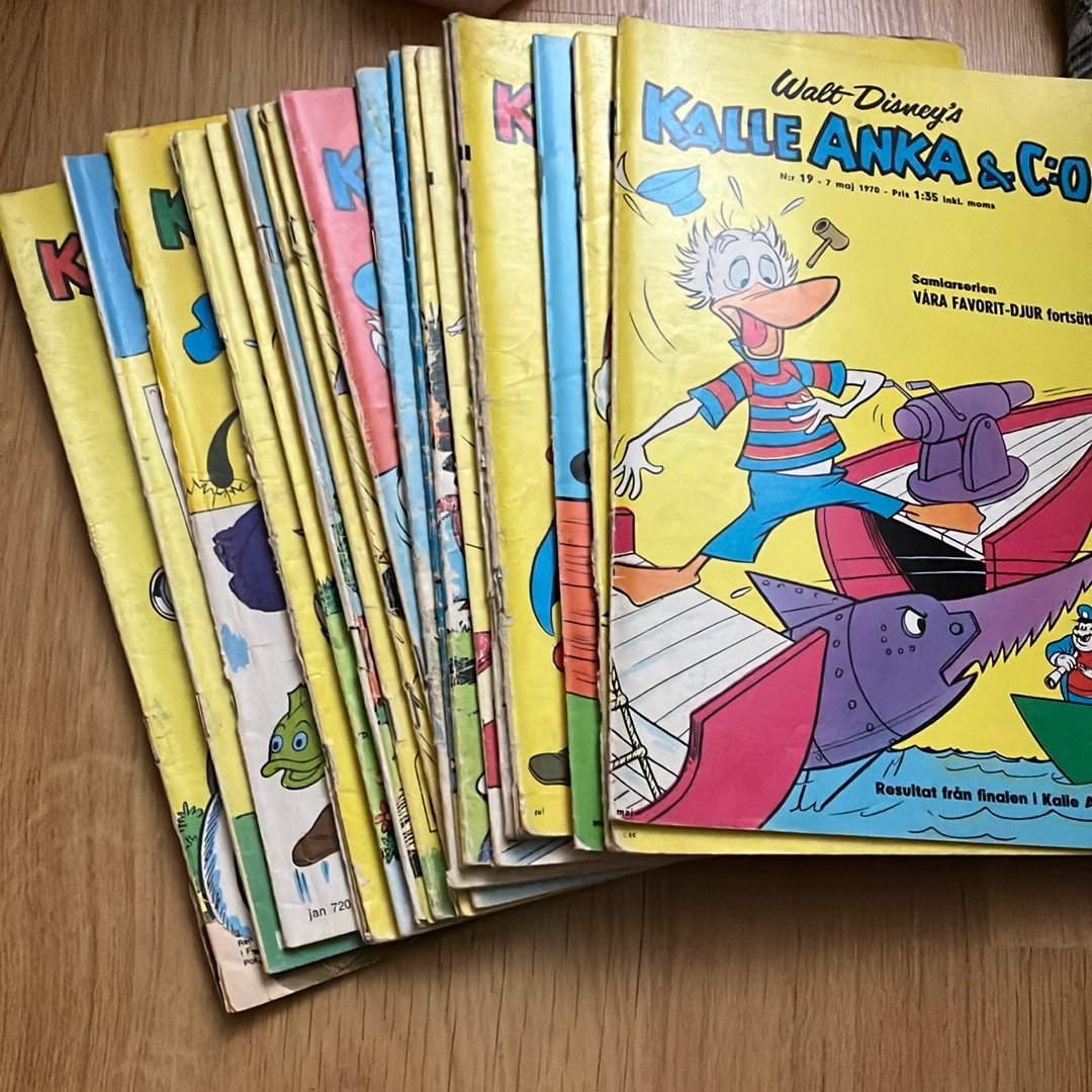 18st Kalle Anka & C:o 1970-1976 | Köp på Tradera (712461532)