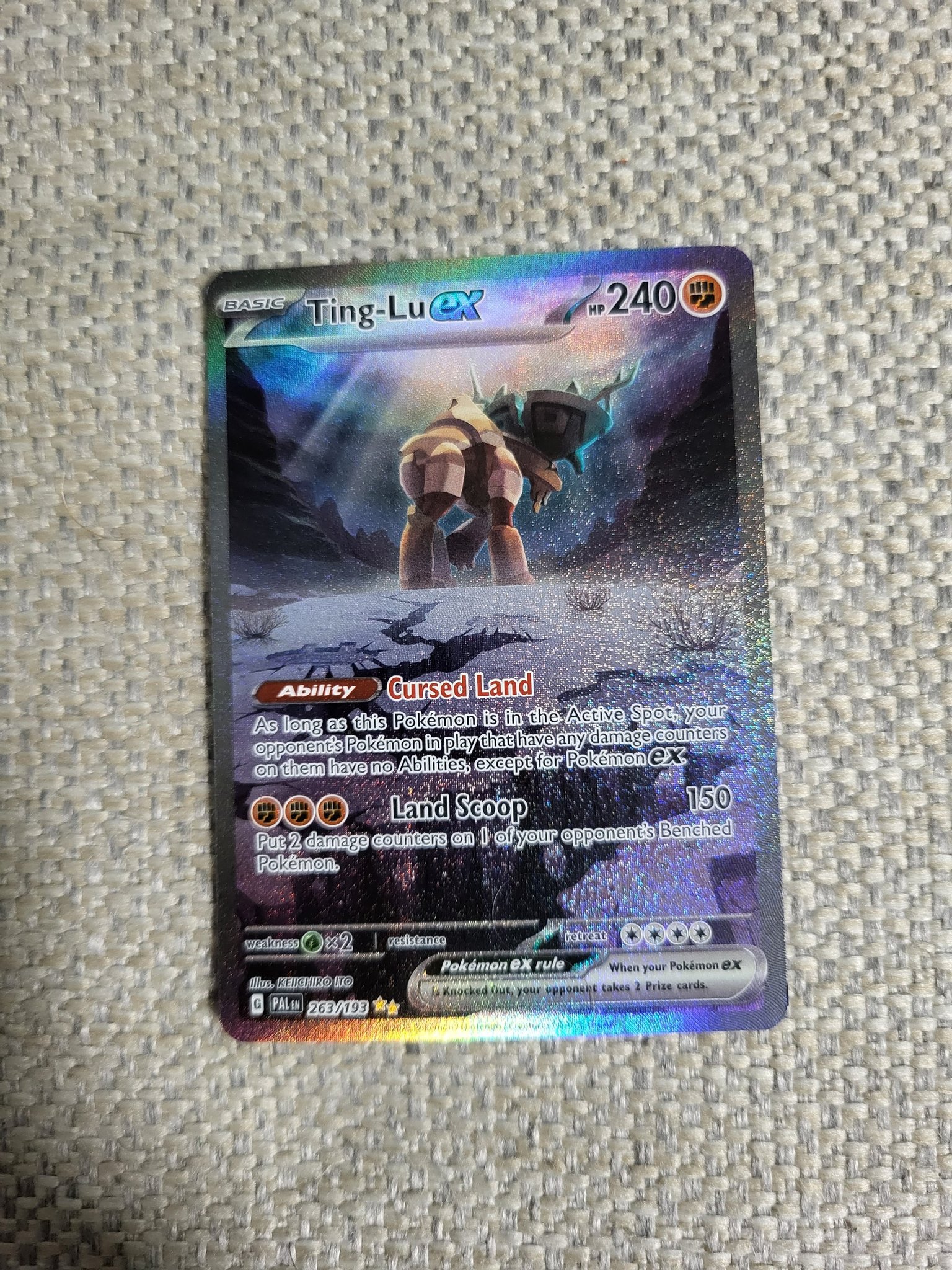 Se produkter som liknar Pokemon Ting Lu Ex 263/193 på Tradera (637362897)