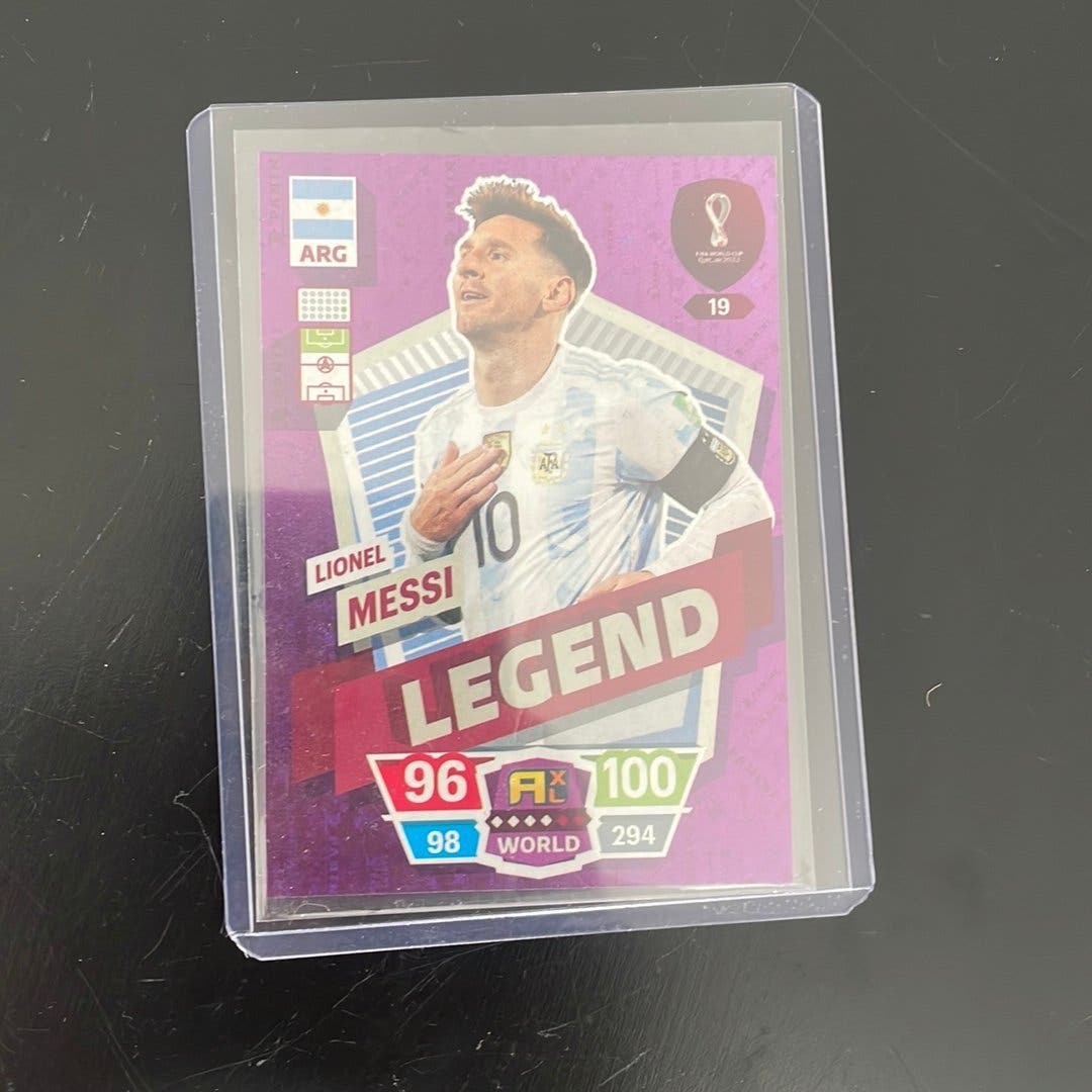 Lionel Messi Legend Kort panini | Köp på Tradera (680625670)