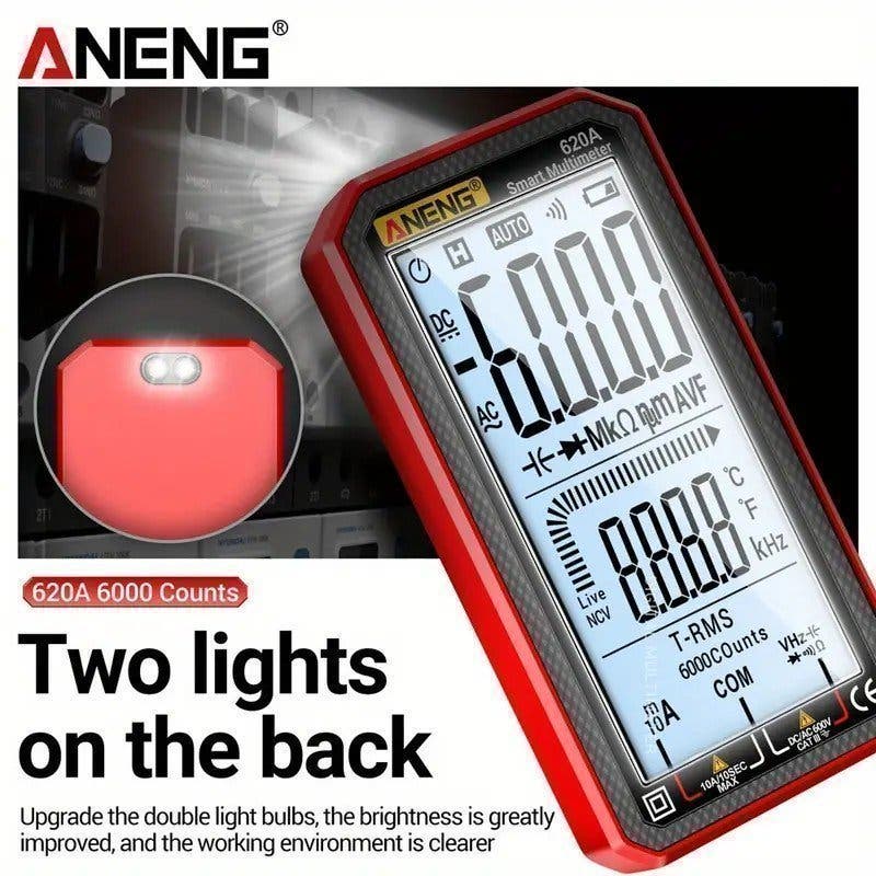 Se produkter som liknar ANENG 620A Smart Multimeter på Tradera (699933856)