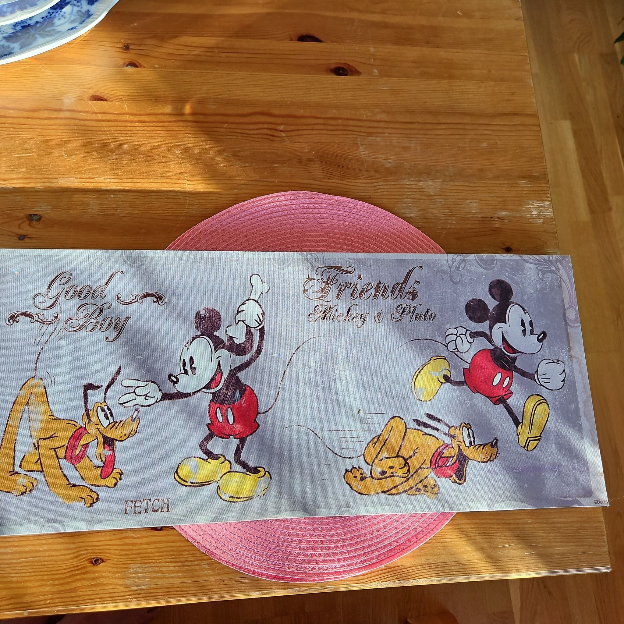 Disney Tavla med Musse Pigg och Pluto | Köp på Tradera (695846369)