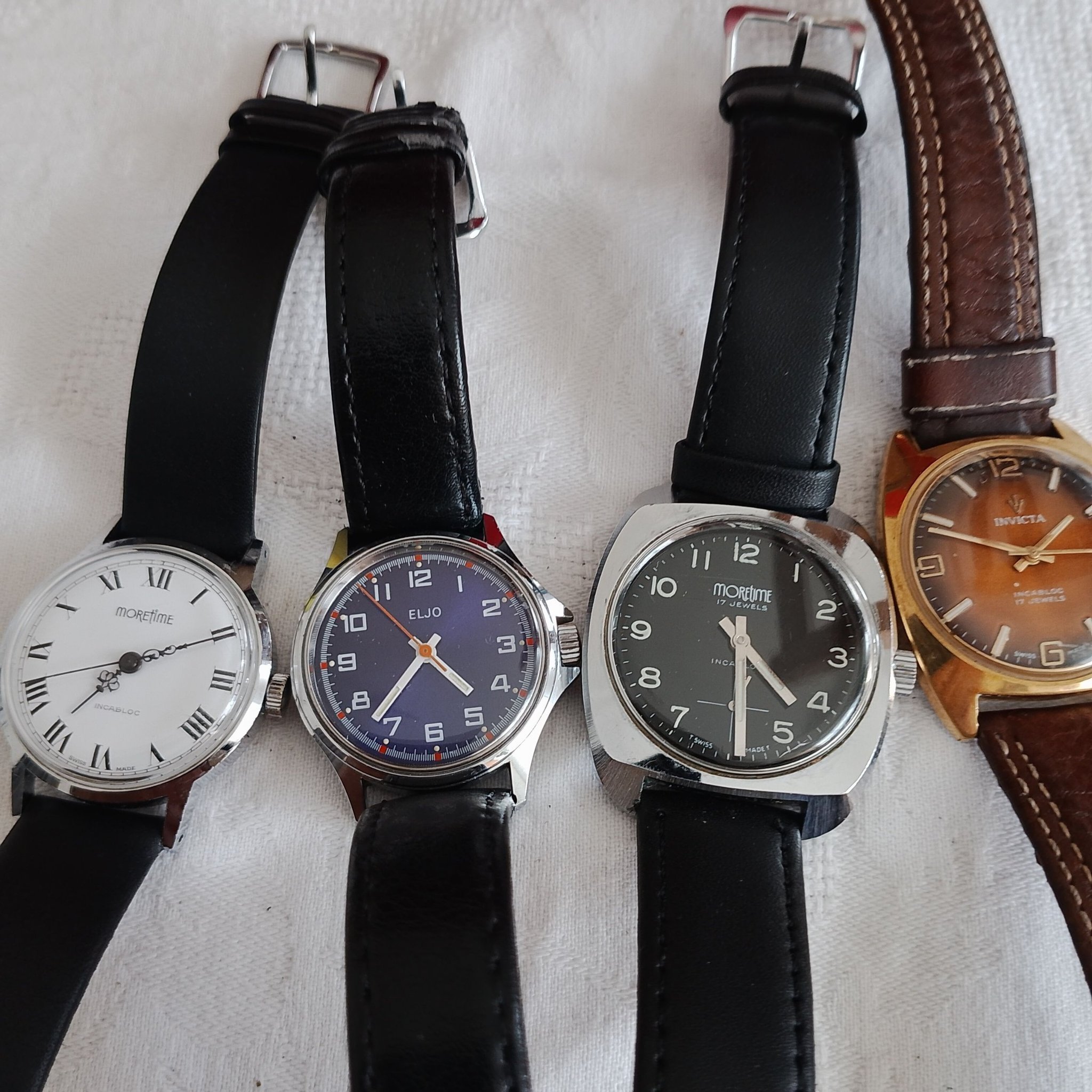Vintage Armbandsur - Moretime, Eljo, Invicta | Köp på Tradera (701276929)