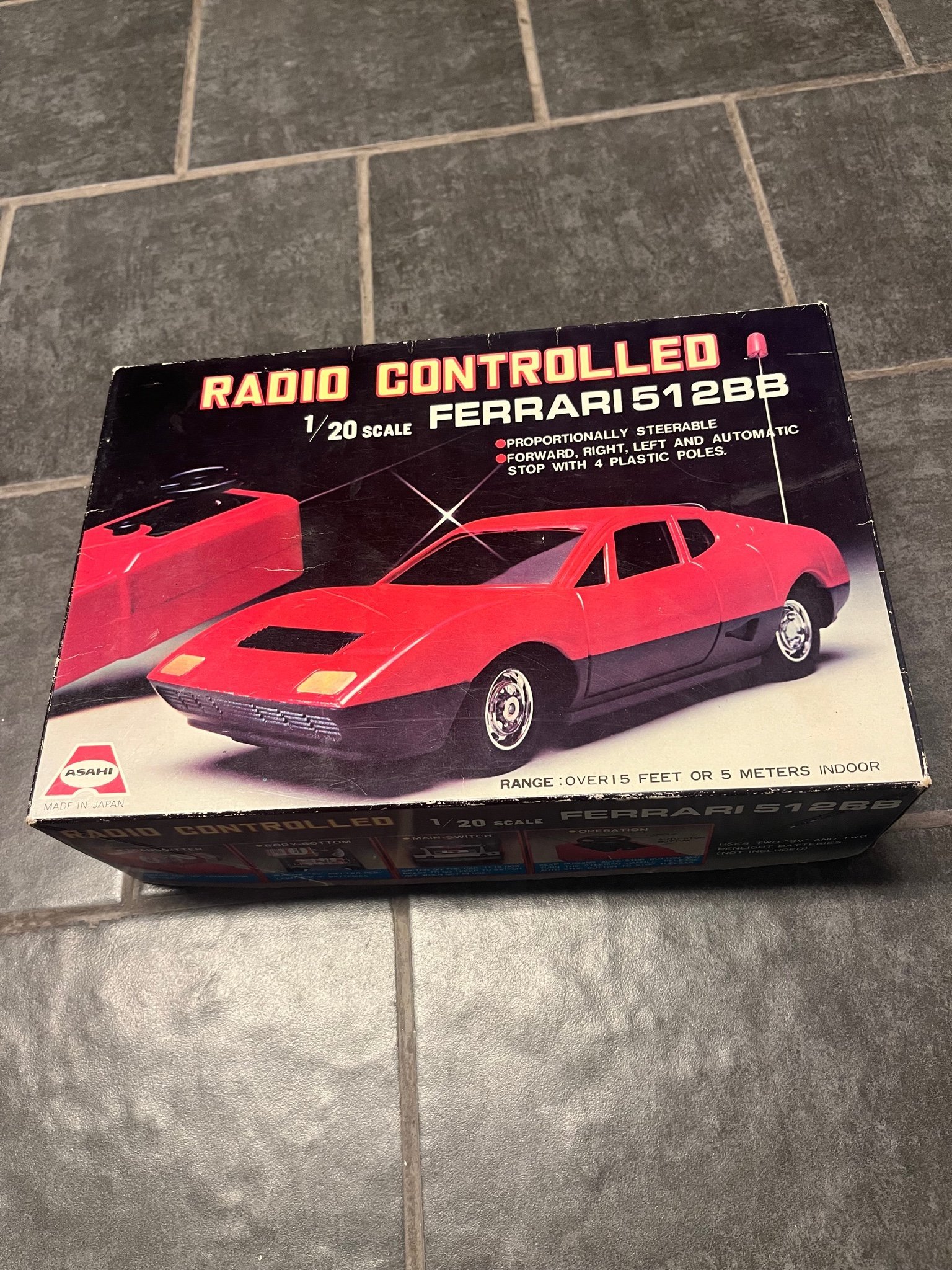 Radio Controlled Ferrari 512BB 1/20 Skala | Köp på Tradera (703177113)