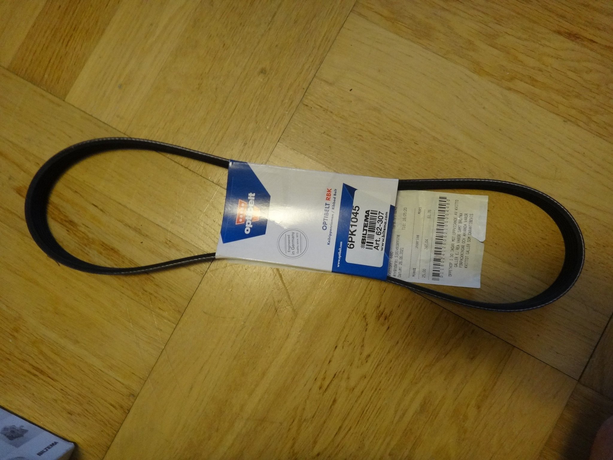 Optibelt RBK 6PK1045 Biltema Art. 62-307 | Köp på Tradera (719222886)