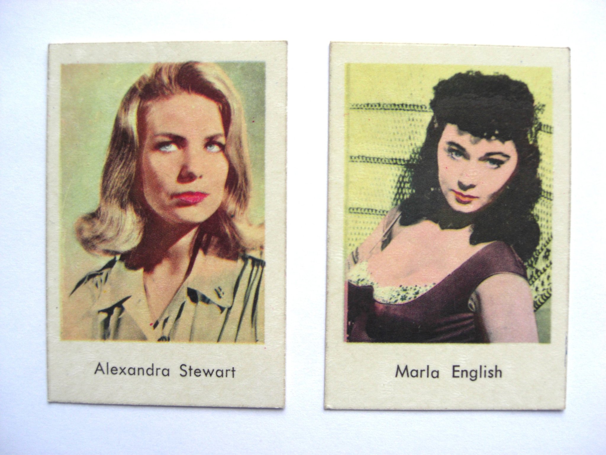 Alexandra Stewart & Marla English. SAMLARBILDER.. | Köp på Tradera ...