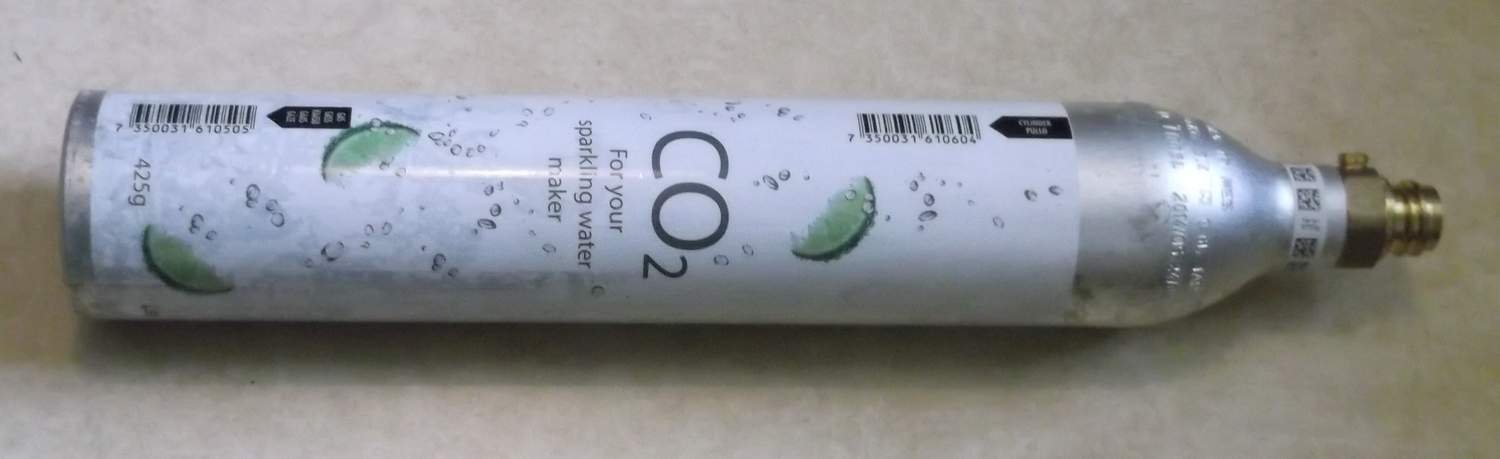 Kolsyrepatron AGA 425 gram 0,6 L CO2 Kolsyra Ko.. | Köp på Tradera ...