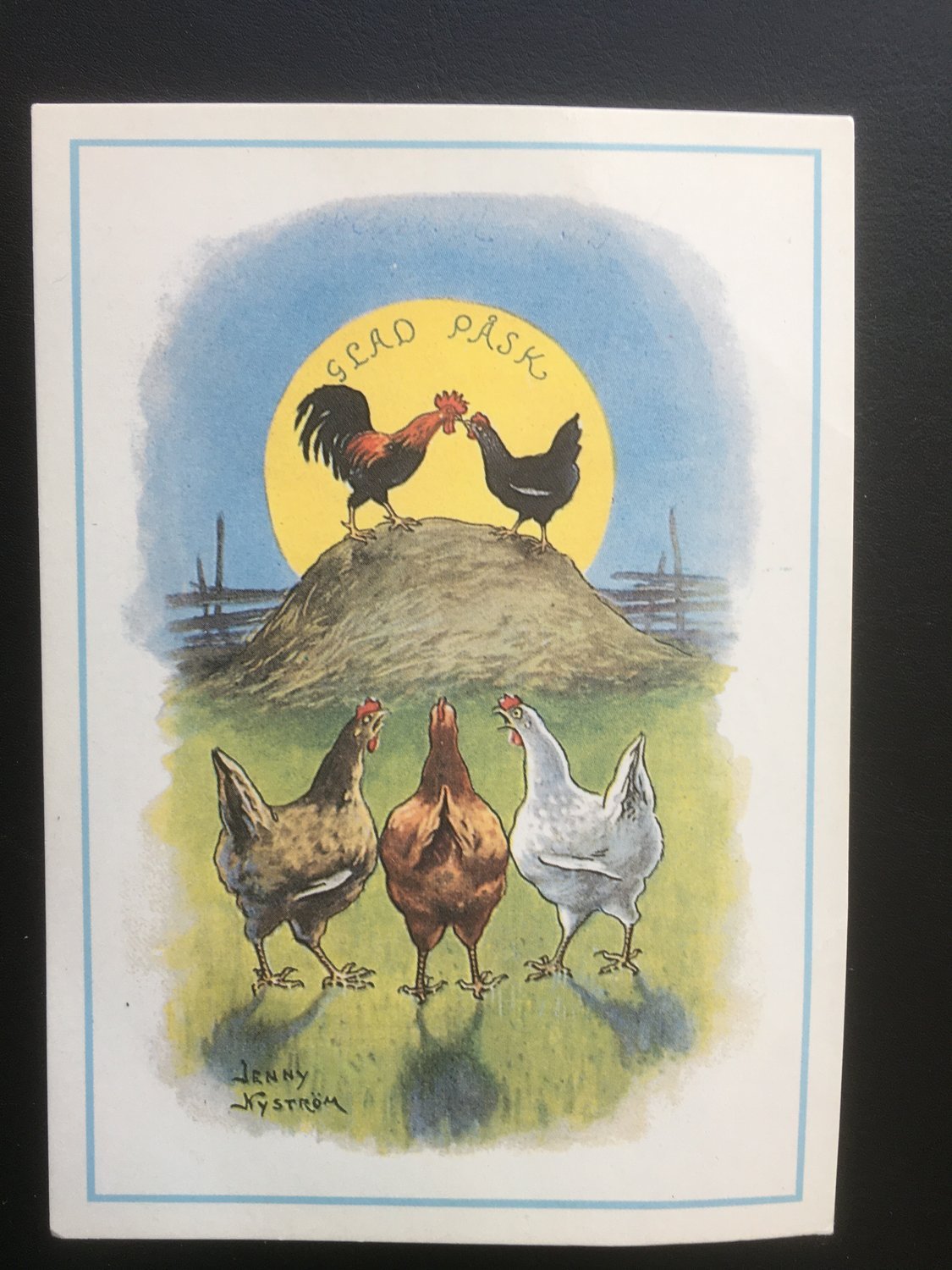 Glad Påsk - påskkort sign JENNY NYSTRÖM | Köp på Tradera (667351761)