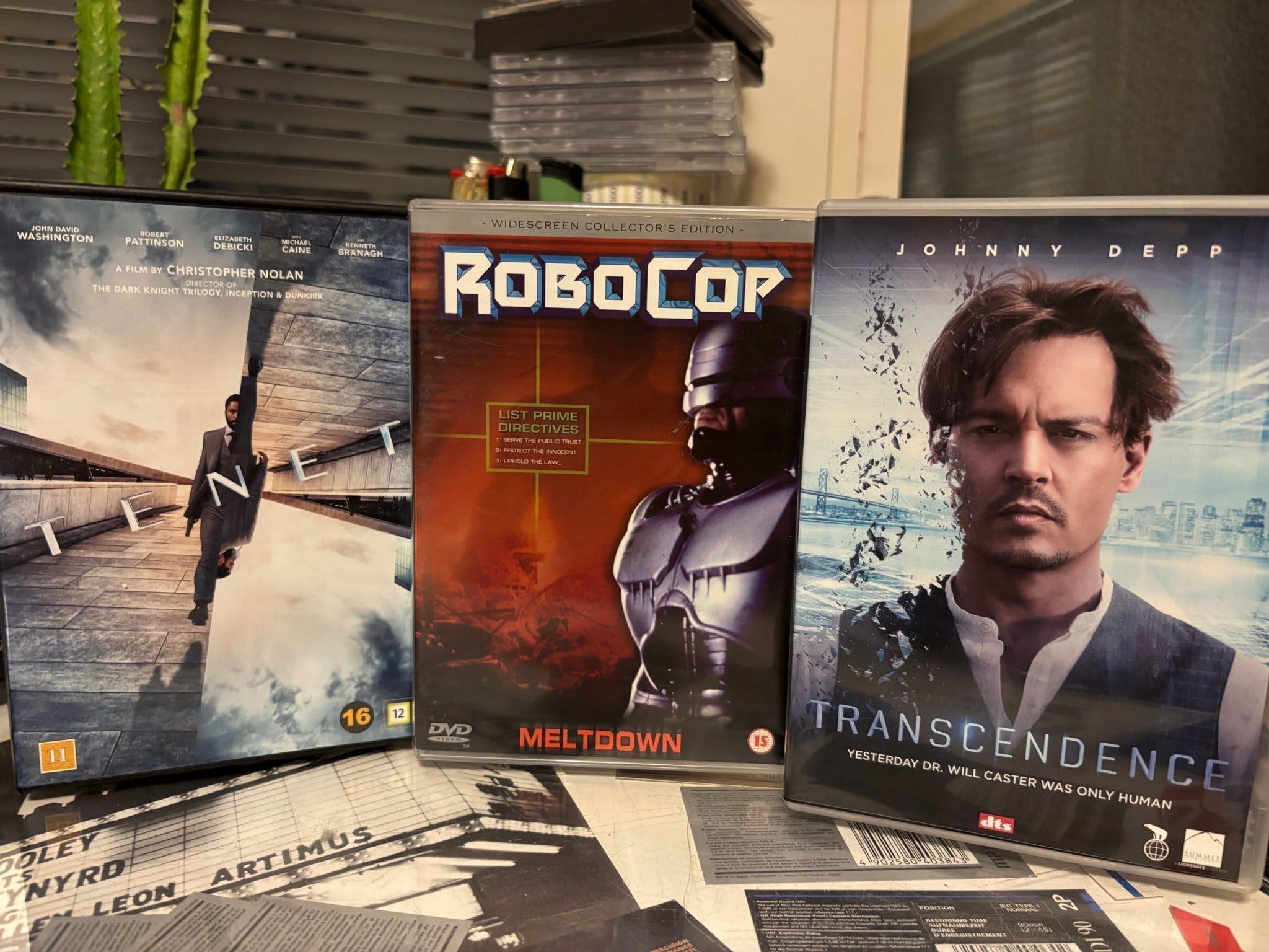 Tenet / Robocop / Transcendence (DVD) | Köp på Tradera (720969308)