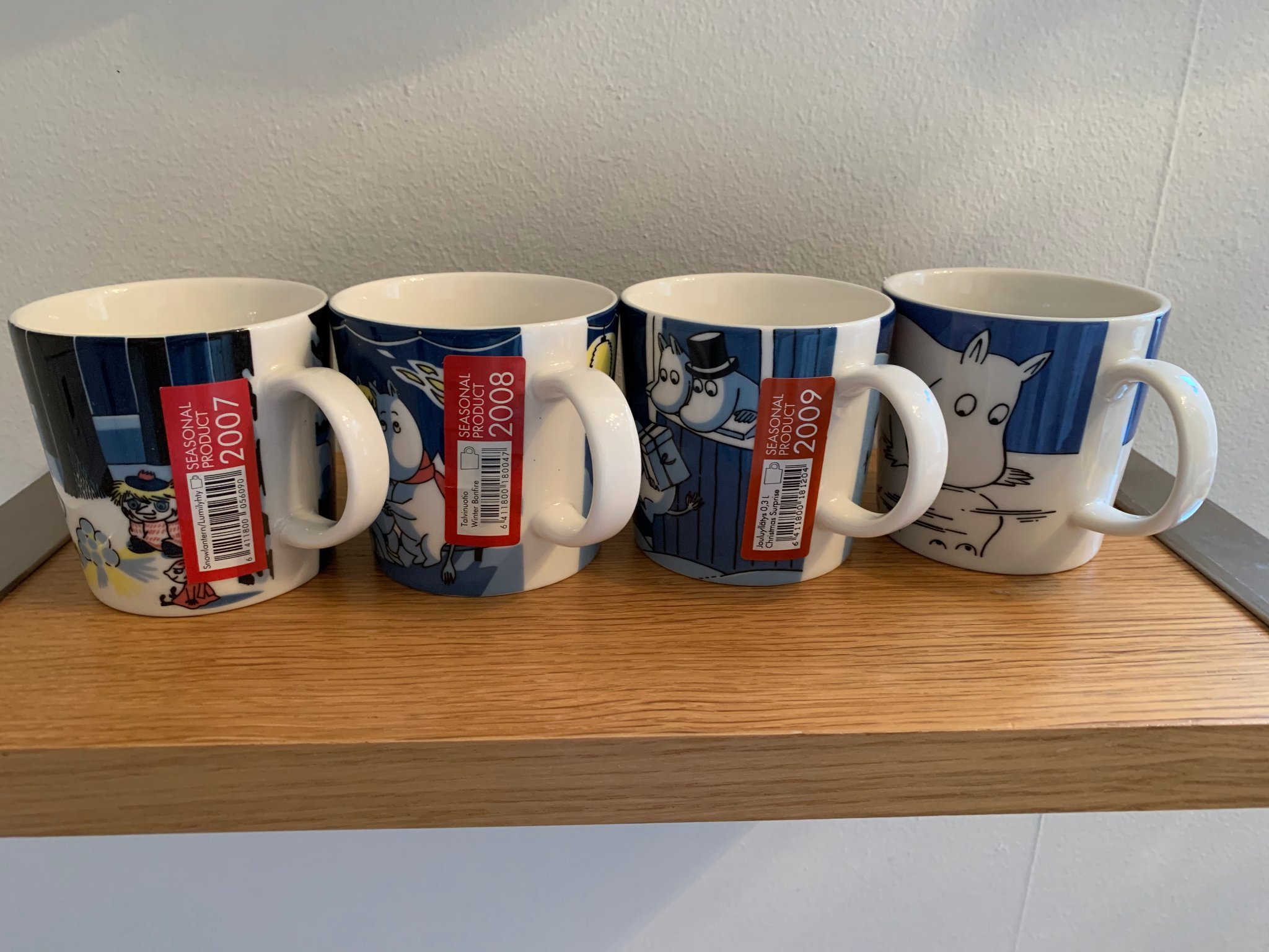 Vinter mumin muggar/4 muggar | Barnebys