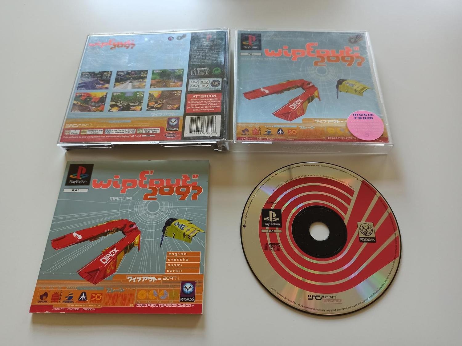 PS1 Wipeout 2097 (414564384) ᐈ Widdex_G på Tradera