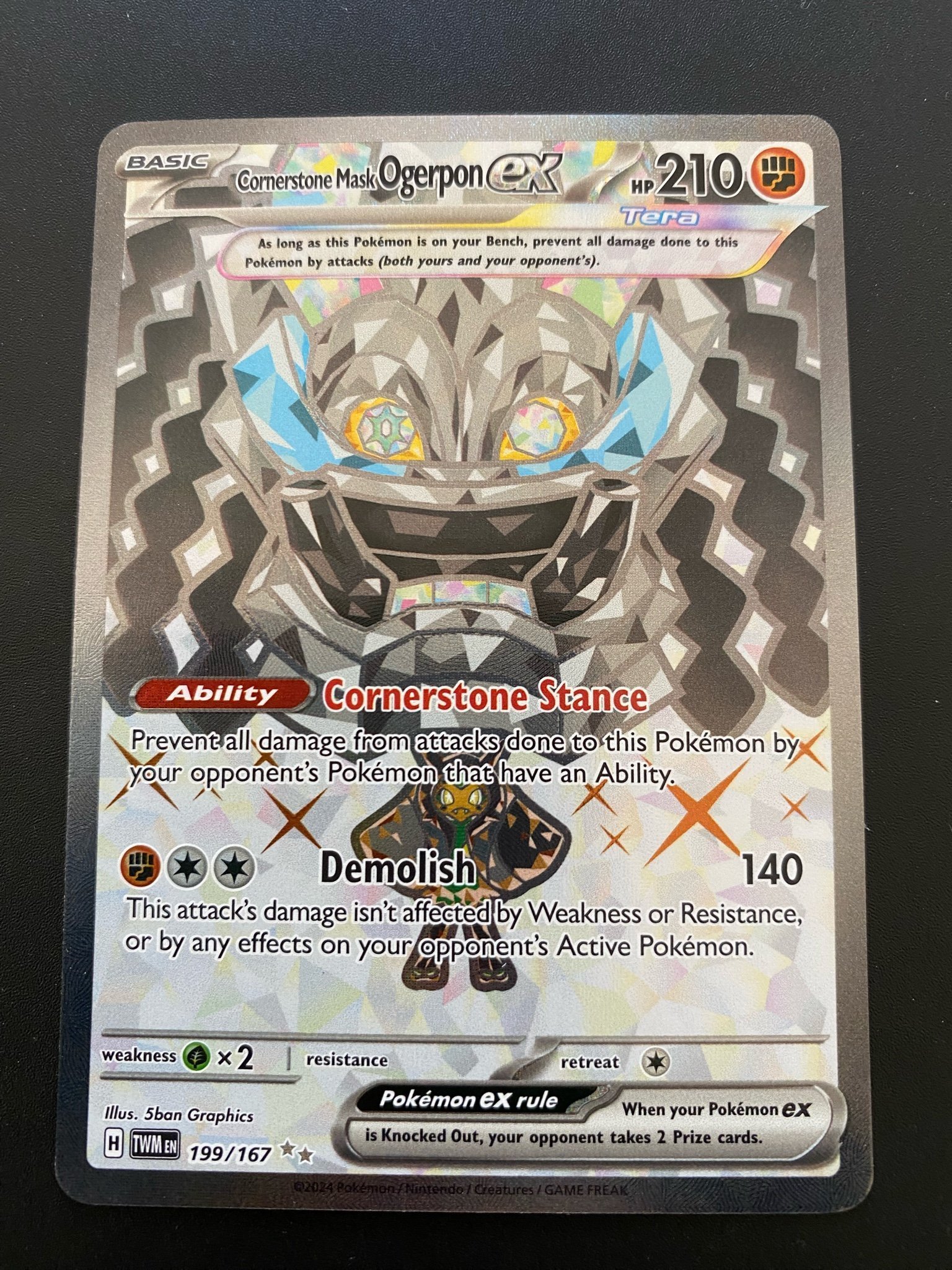 CORNERSTONE MASK OGERPON EX 199/167 - Ultra Rar.. | Köp på Tradera ...