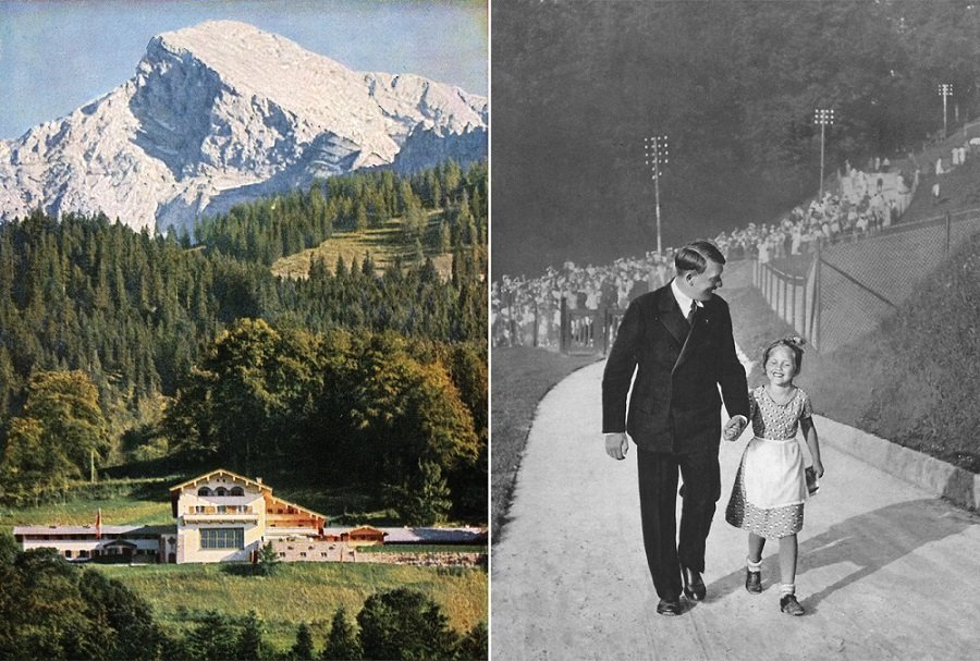 Adolf Hitler at his Berghof Residence, Berchtes.. (361577569) ᐈ Köp på ...