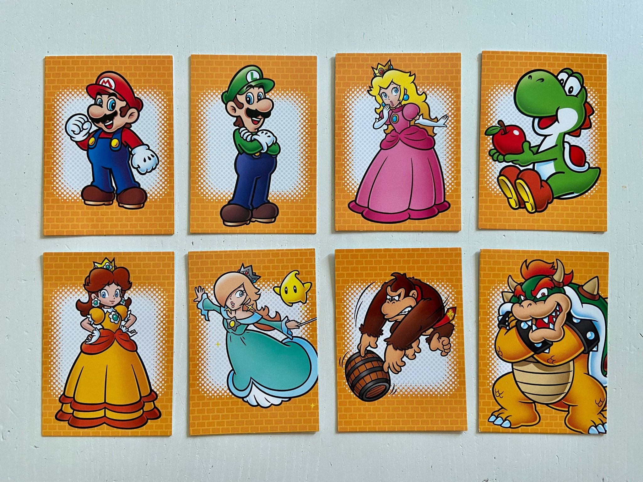 Panini Super Mario Trading Cards 8 Line Drawing.. | Köp på Tradera ...