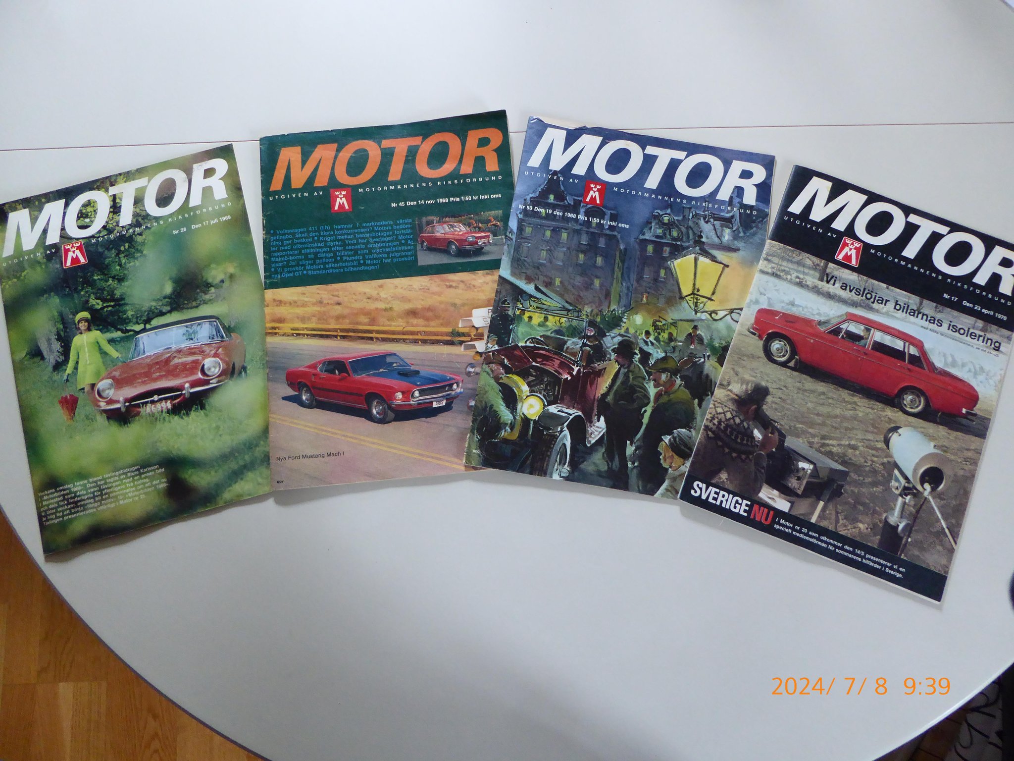 Se produkter som liknar 4st MOTOR 1968 .2st 1969 .197.. på Tradera ...