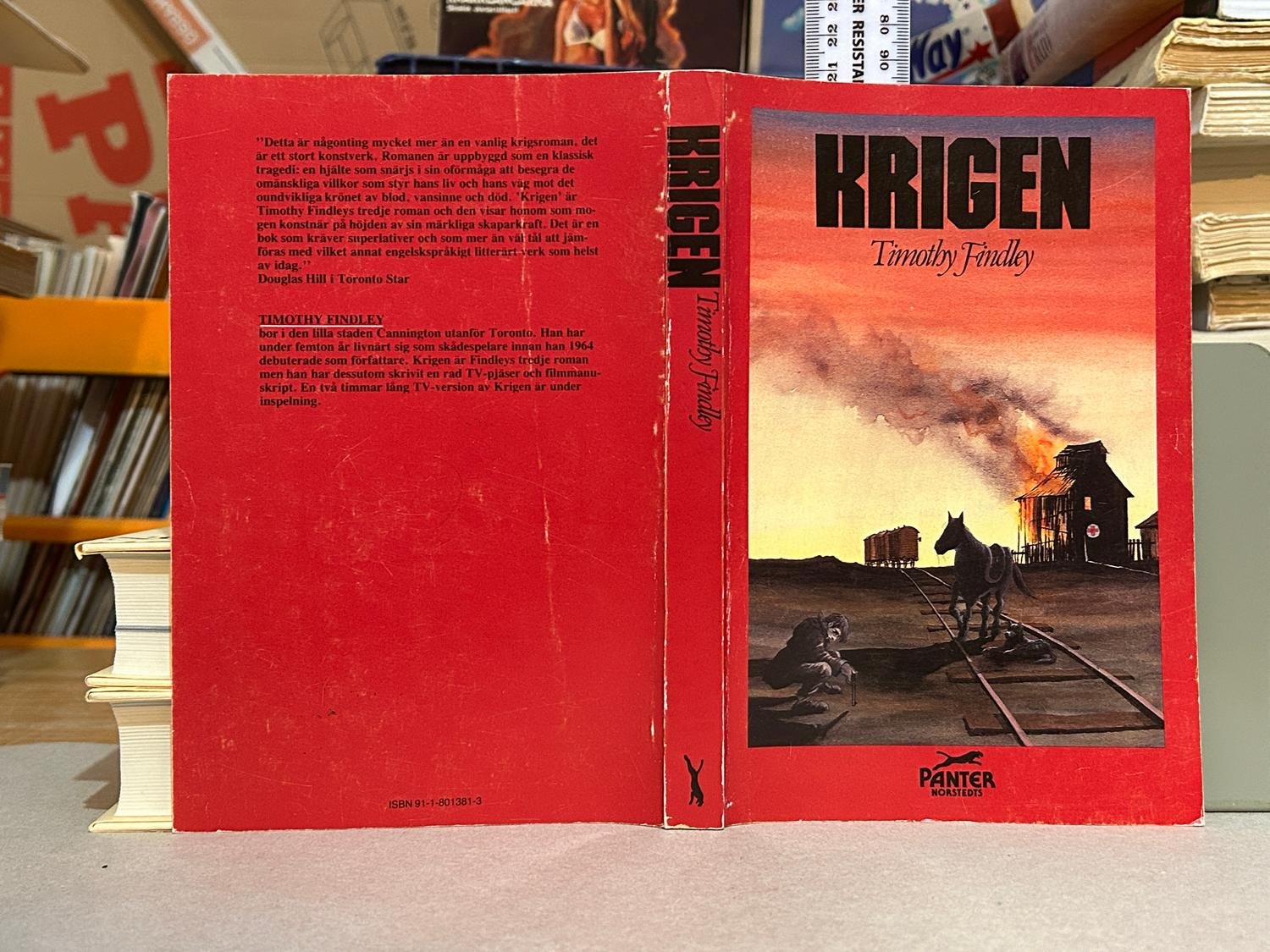 Krigen av Timothy Findley. bok.. | Köp från Vinylcomics på Tradera ...