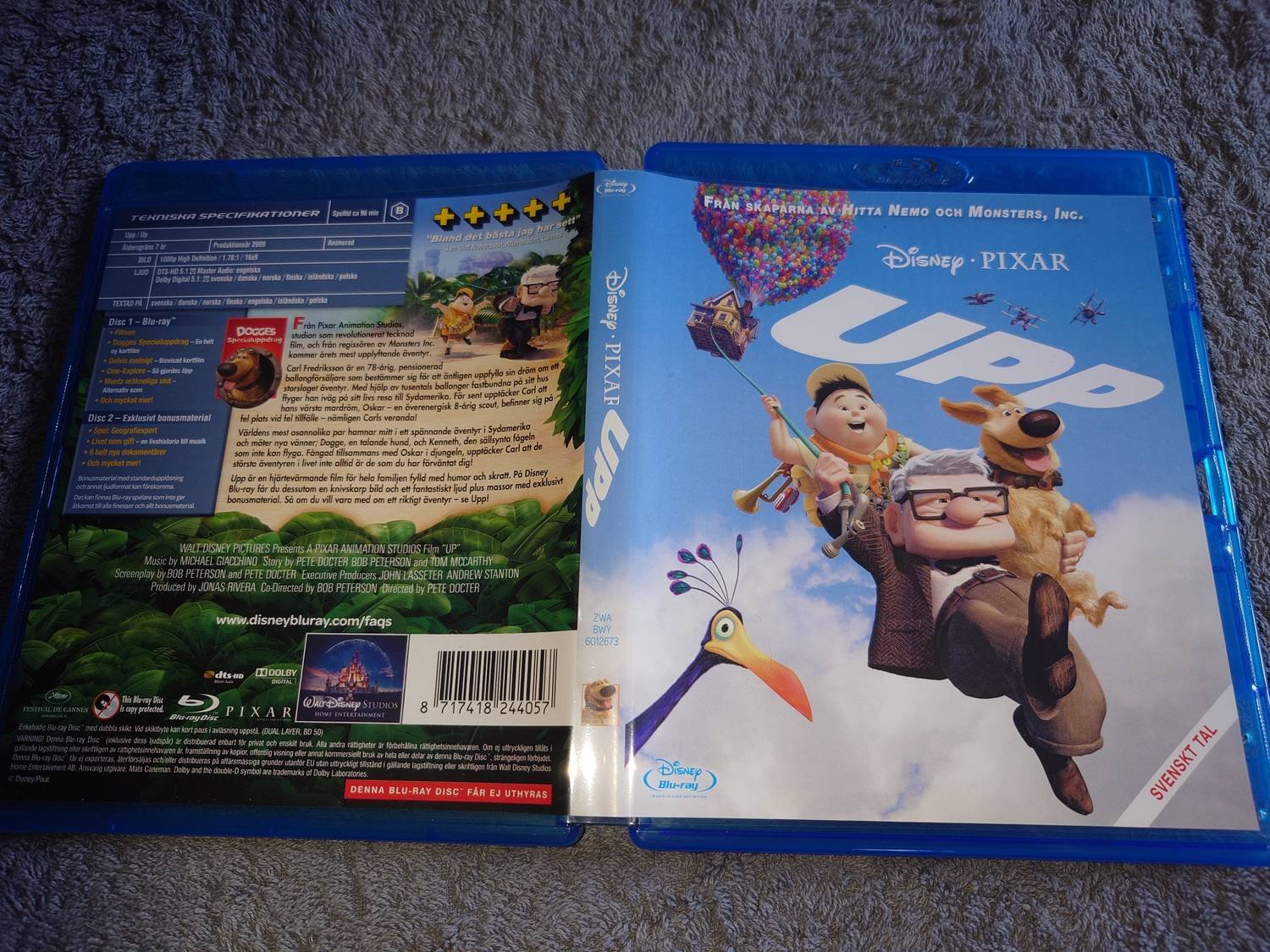 Upp - Disney Pixar (2-disc, Blu-r.. | Köp från Peper073 på Tradera ...
