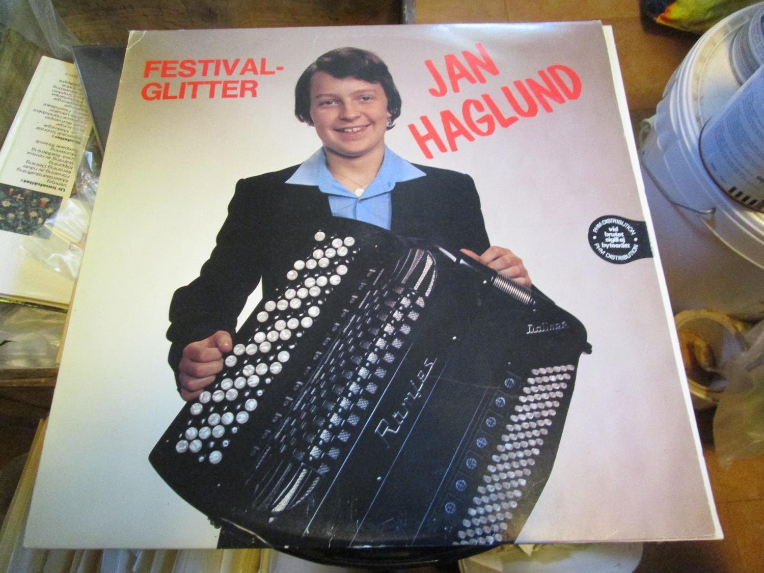 JAN HAGLUND - FESTIVALGLITTER - DRAGSPEL LP | Köp på Tradera (695918200)