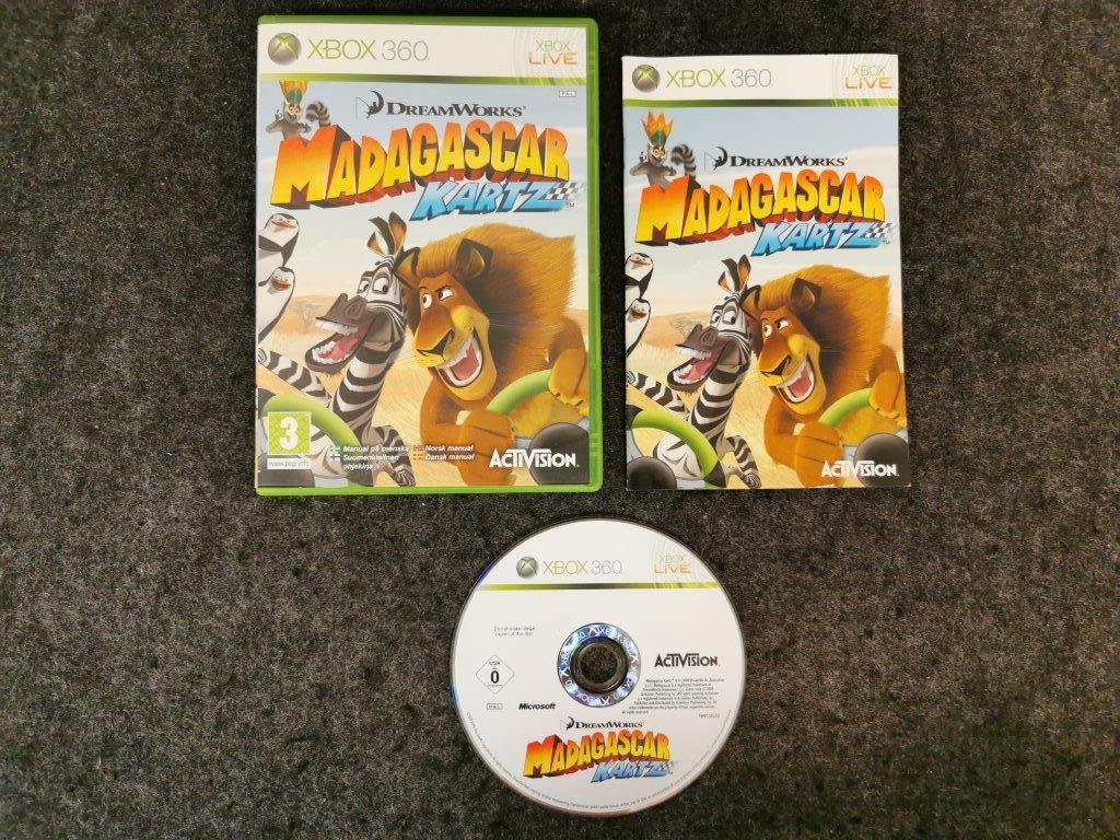 Madagascar Kartz PAL XBOX 360 KOMPLETT (411490058) ᐈ Niotek-Store på ...