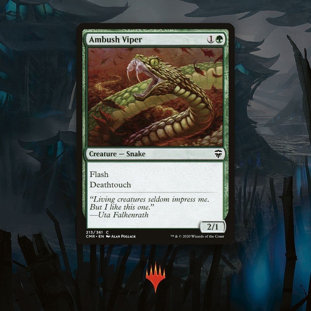 Ambush Viper, #213 (CMR), Green, Creature, MTG | Köp på Tradera (712011307)