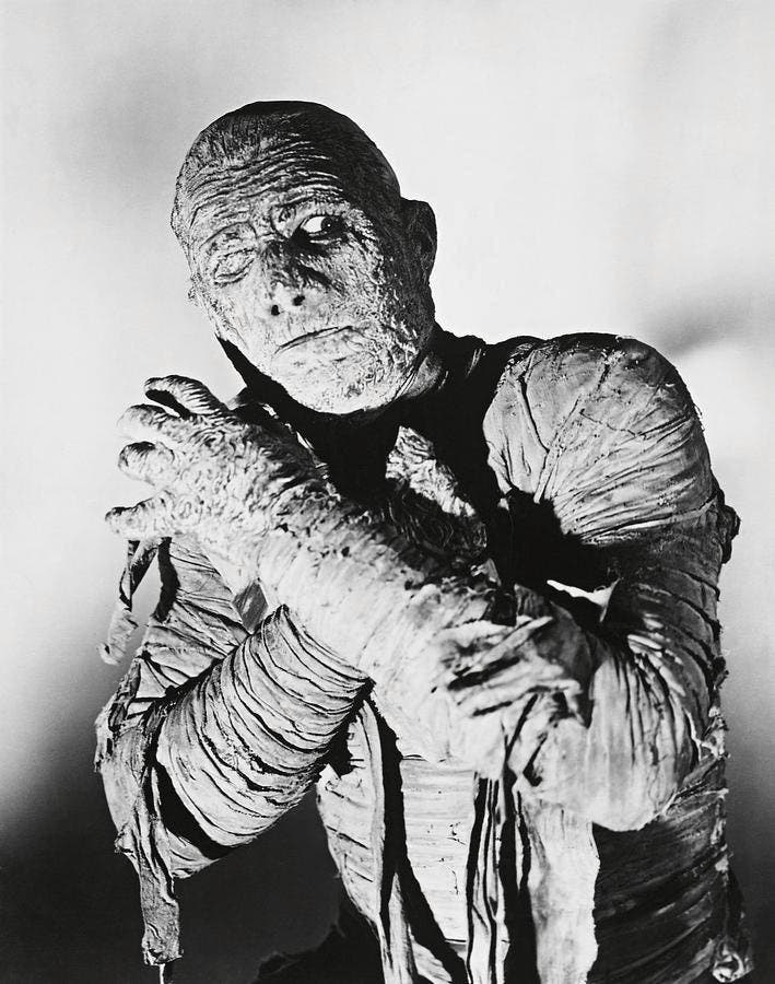 LON CHANEY JR. AMERICAN ACTOR THE MUMMY PHOTOGR.. | Köp på Tradera ...