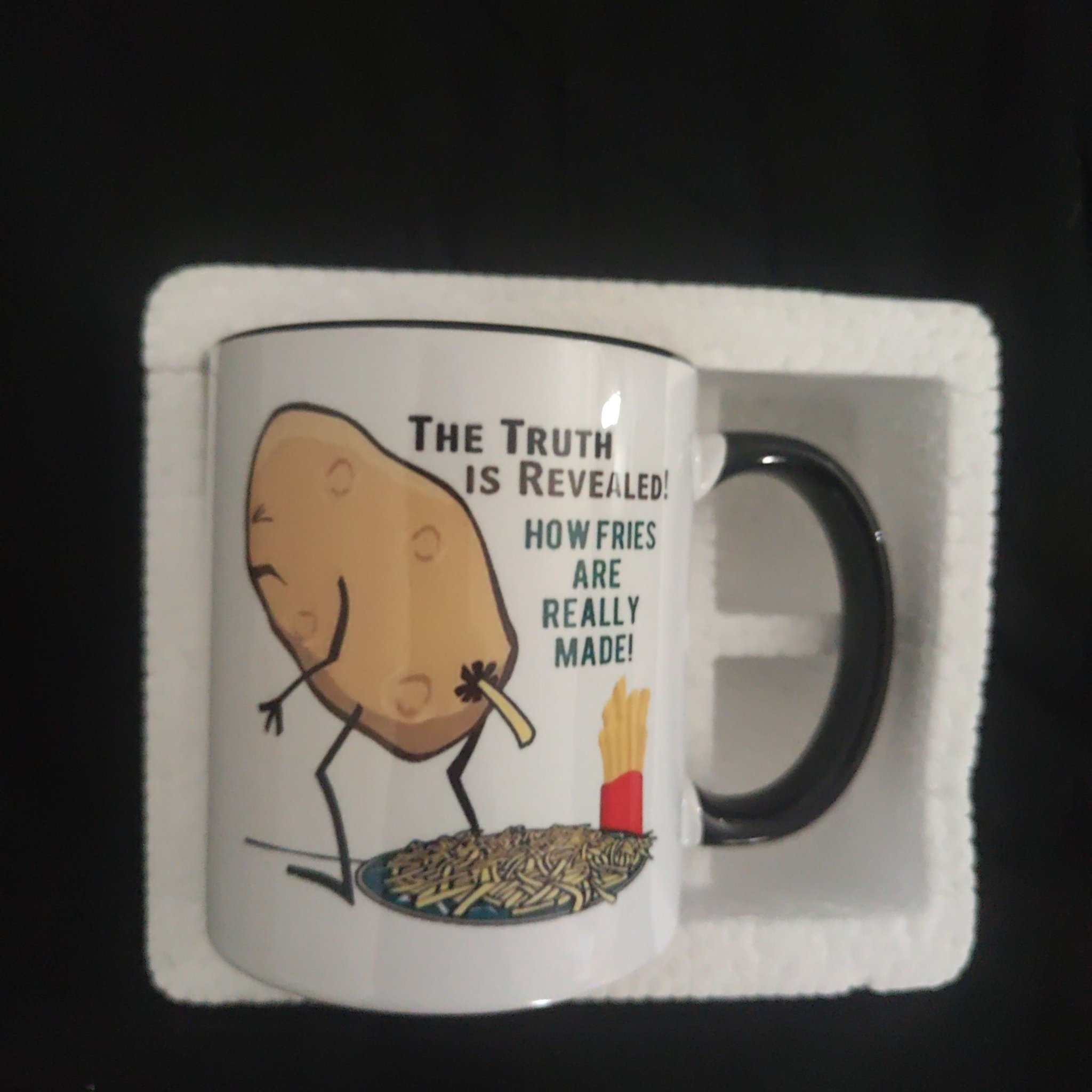 Se produkter som liknar Ny Mug med rolig text om pomm.. på Tradera ...