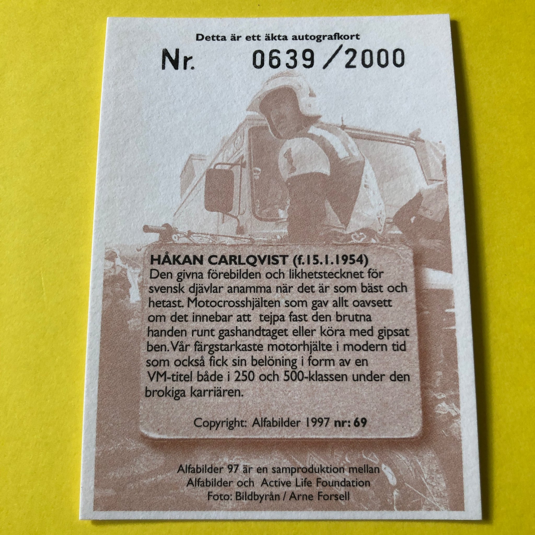 Håkan Carlqvist Alfabilder 1997 | Köp på Tradera (603766980) Håkan Carlqvist Alfabilder 1997 | Köp på Tradera (603766980)