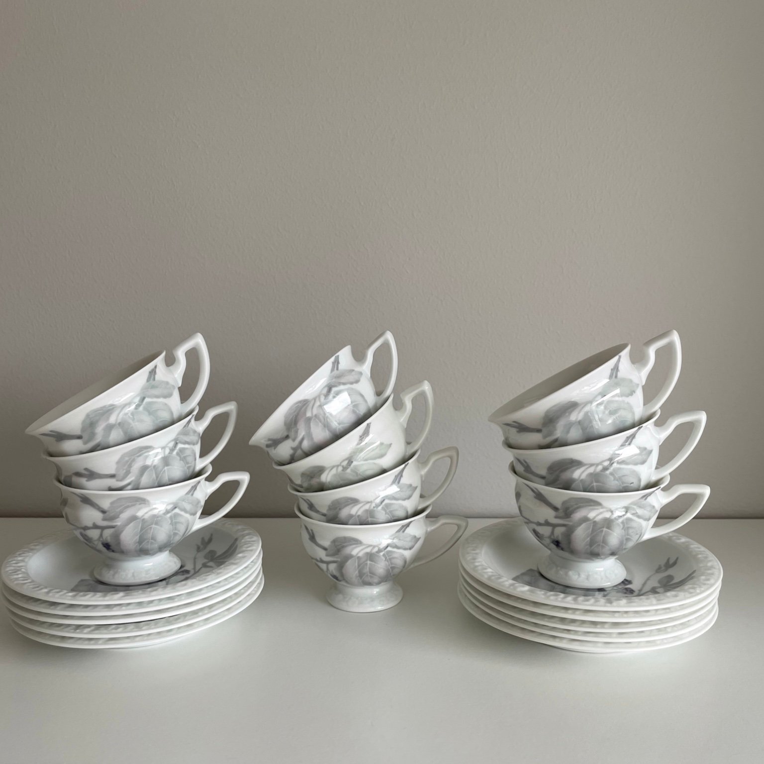 10 st mockakoppar med fat, Maria Rosenthal Björ.. | Köp på Tradera ...