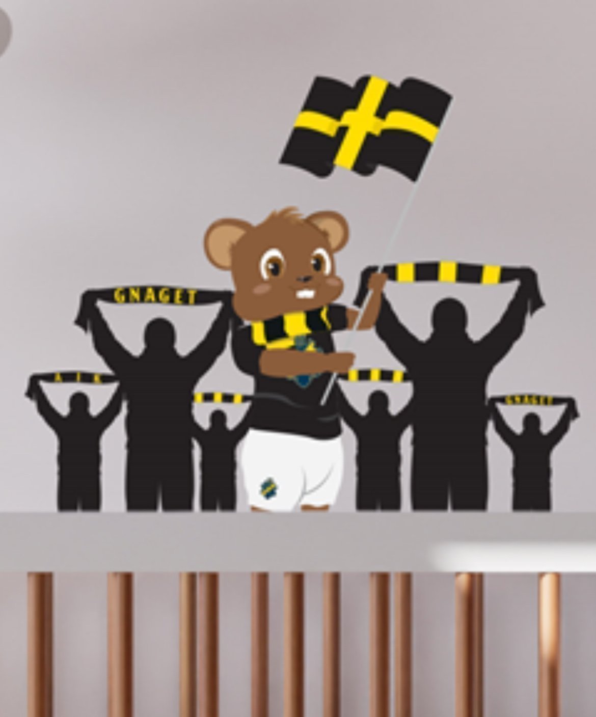 Se produkter som liknar Stor AIK vägg-sticker med Gna.. på Tradera ...