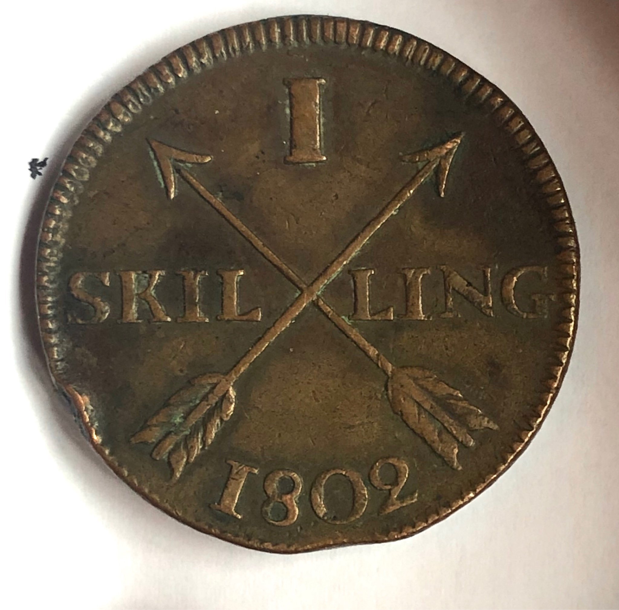 Mynt 1 SKILLING 1802 Sverige Gustav IV Adolf Kr 405266719 K p P mynt-1-skilling-1802-sverige-gustav-iv-adolf-kr-405266719-k-p-p