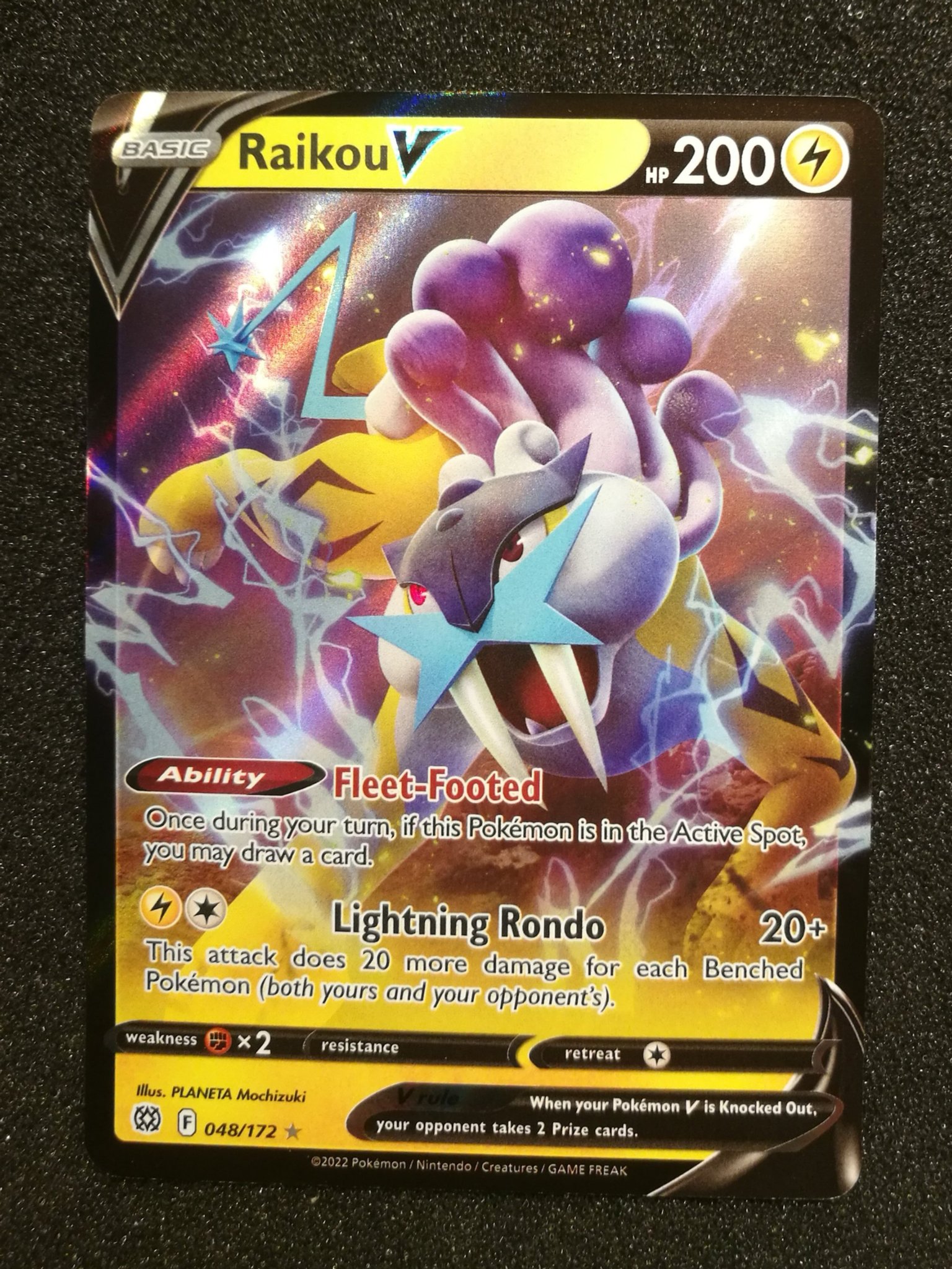 Pokemon Raikou V - Ultra Rare 048/172 - Brillia.. | Köp på Tradera ...