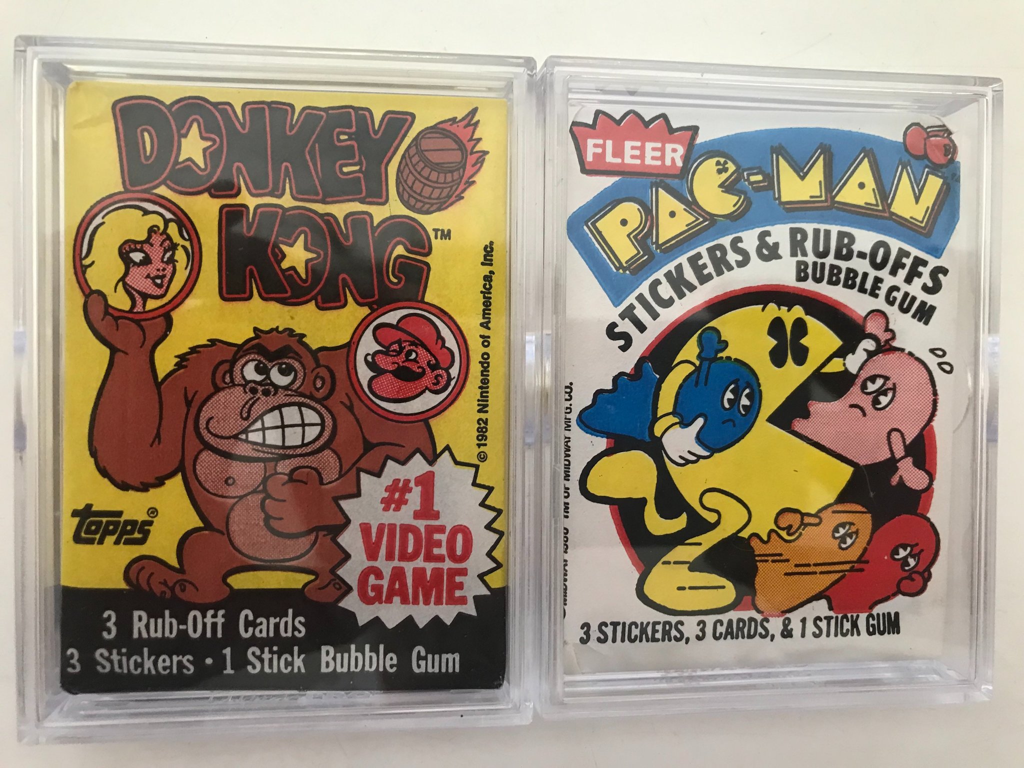 Retro Wax packs. Nintendo Donkey Kong 1982. Pac.. | Køb på Tradera ...