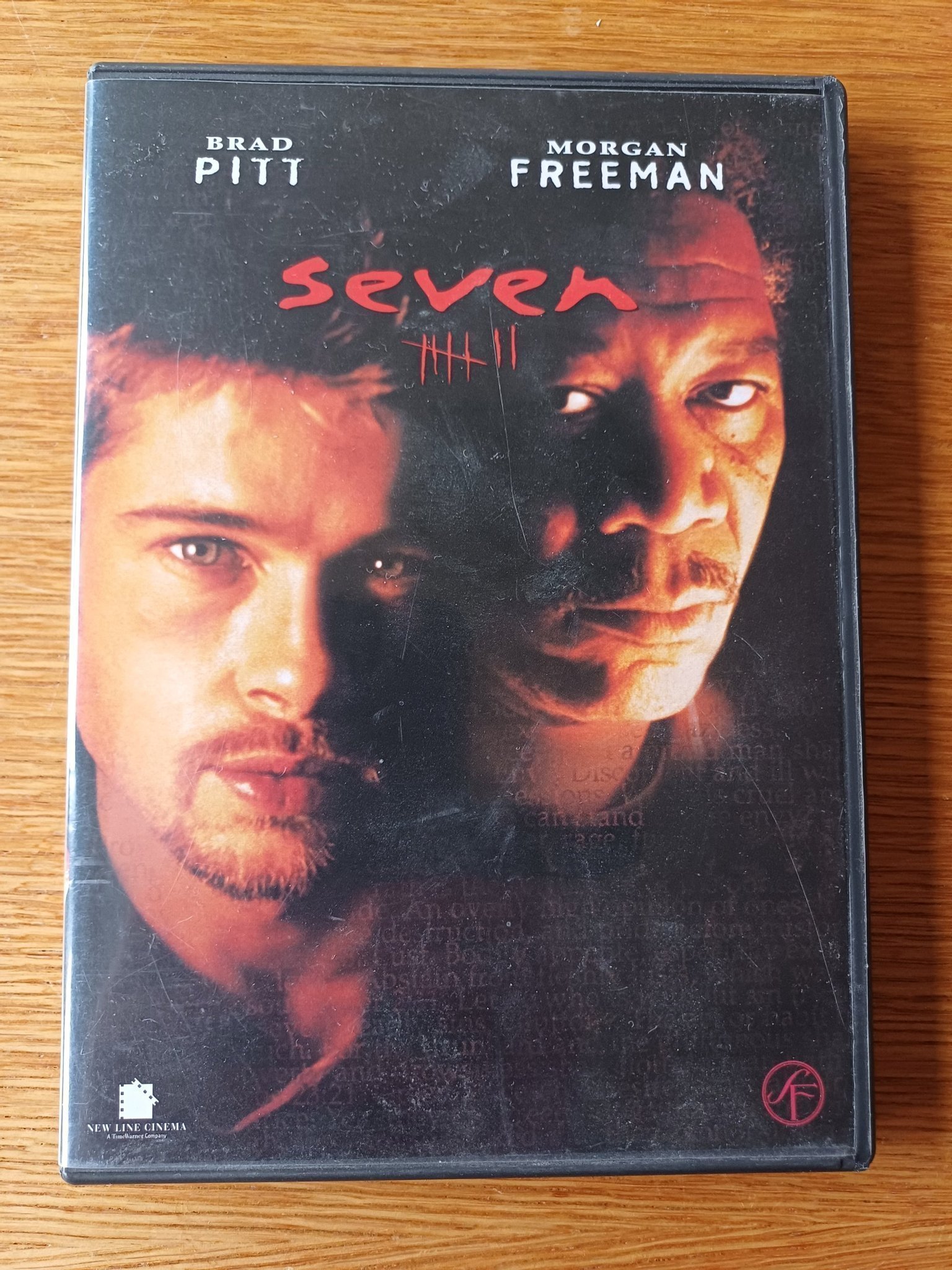 Seven (DVD) med Brad Pitt och Morgan Freeman, s.. | Köp på Tradera ...