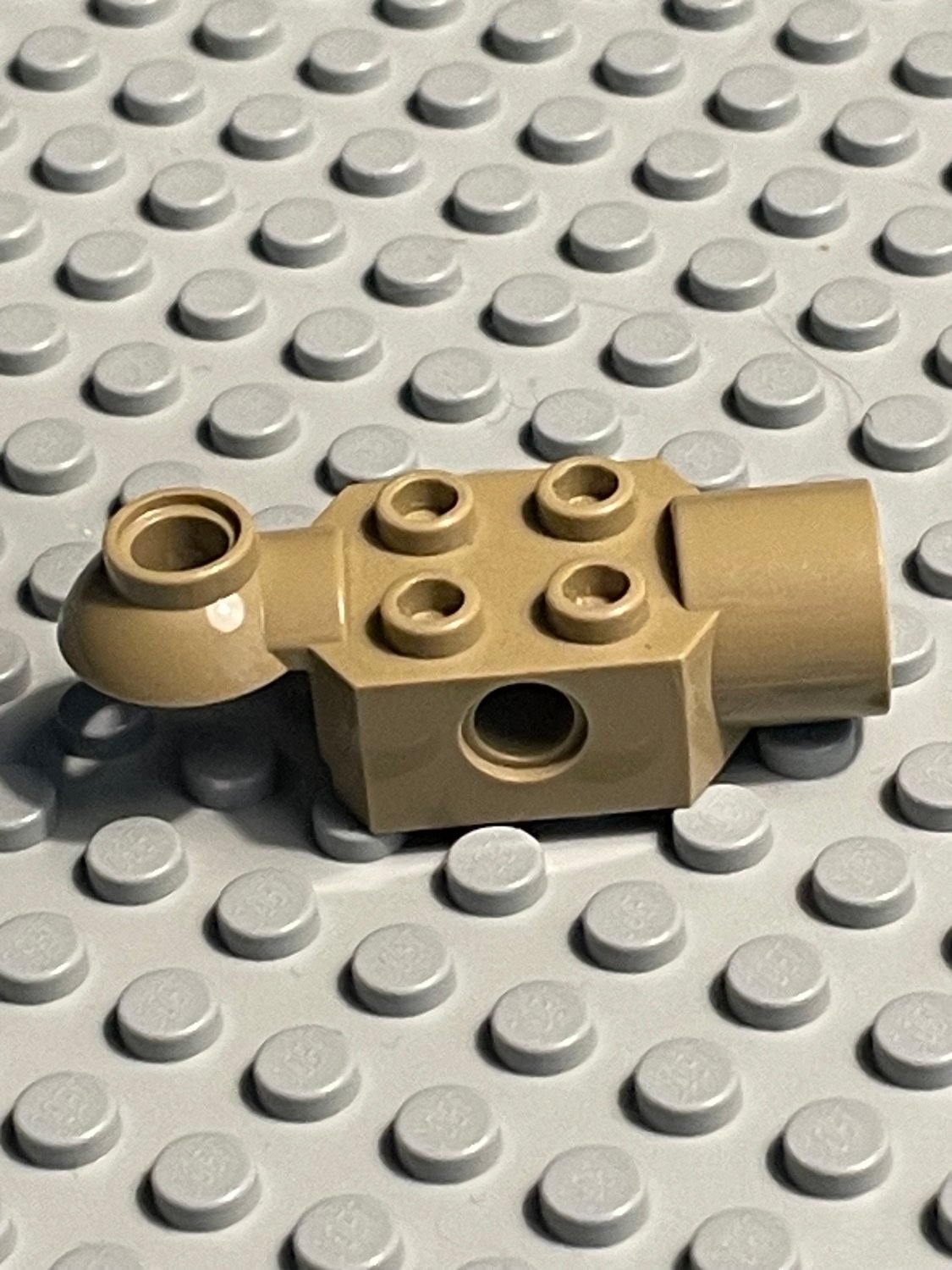 Dark Tan Technic, Brick Modified 2 x 2 with Pin.. | Köp på Tradera ...