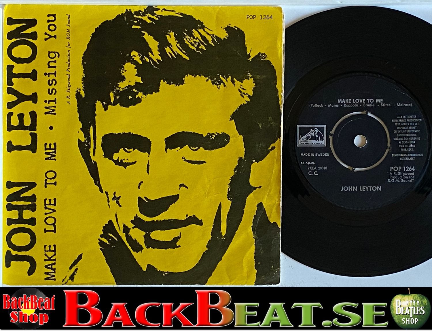 JOHN LEYTON - MAKE LOVE TO ME / M.. | Köp från backbeat på Tradera ...