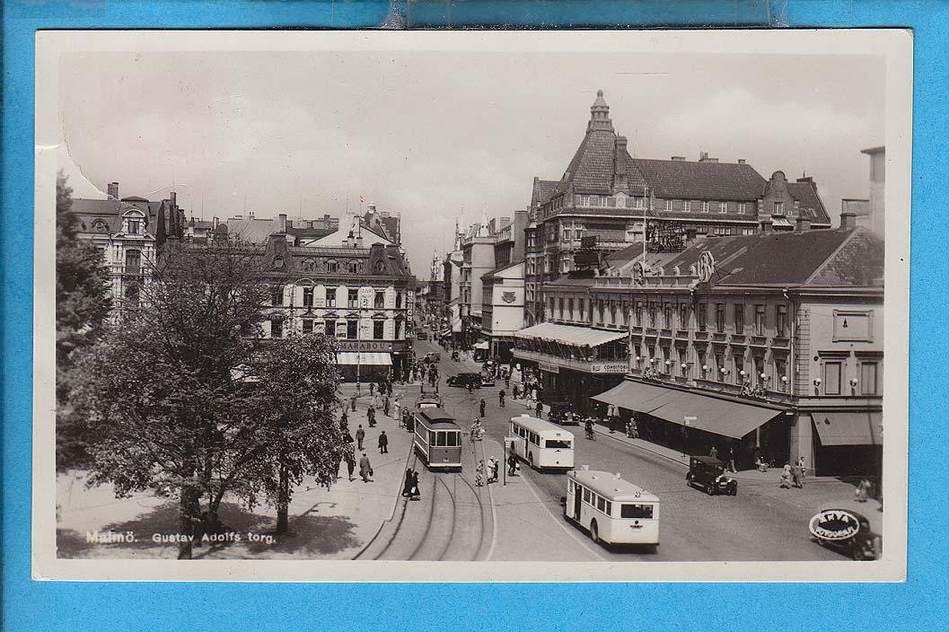 GUSTAV ADOLFS TORG med bussar o.. | Köp från novastamps på Tradera ...