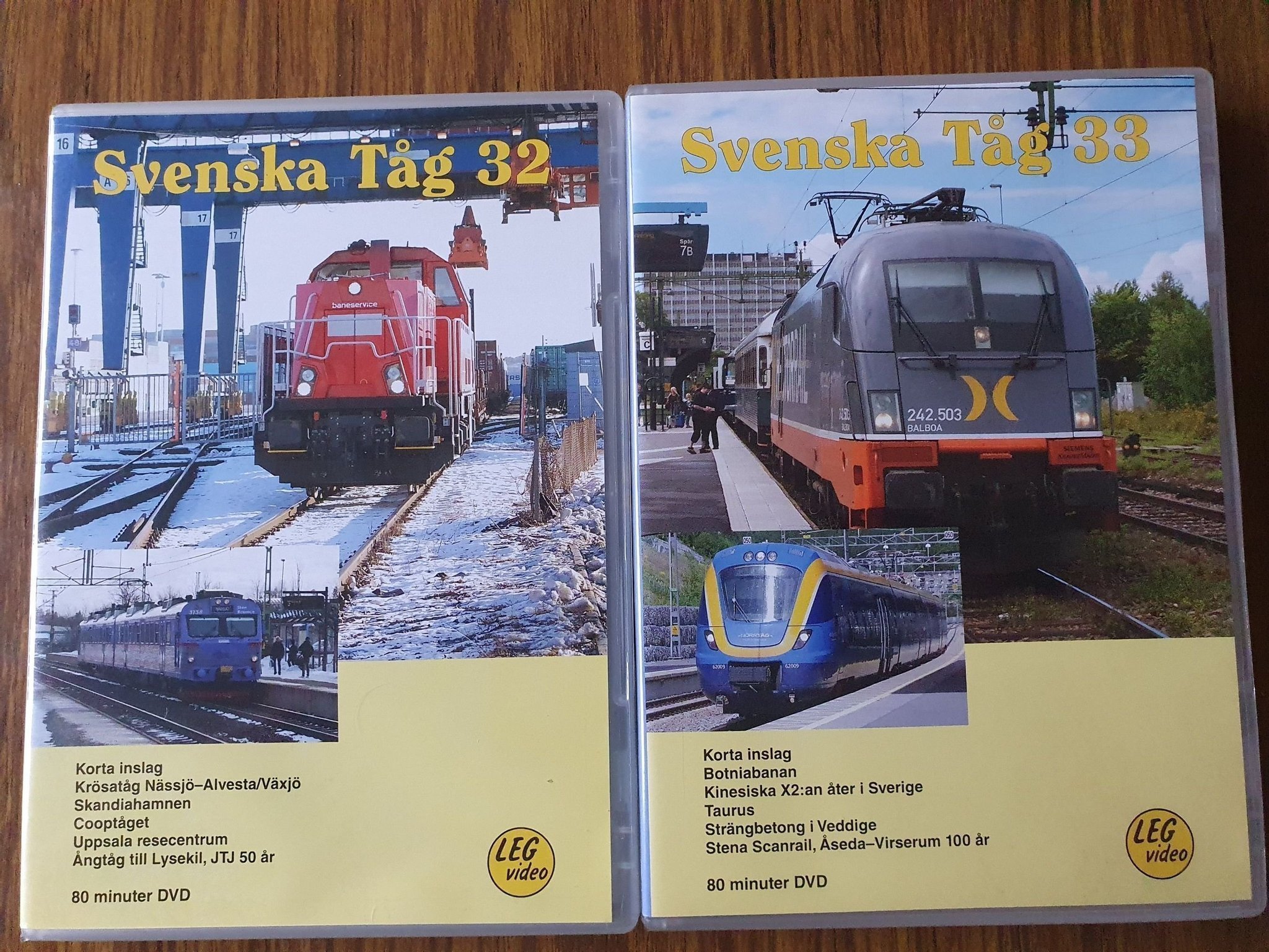 Svenska Tåg 32 - 39 DVD | Köp på Tradera (708499723)