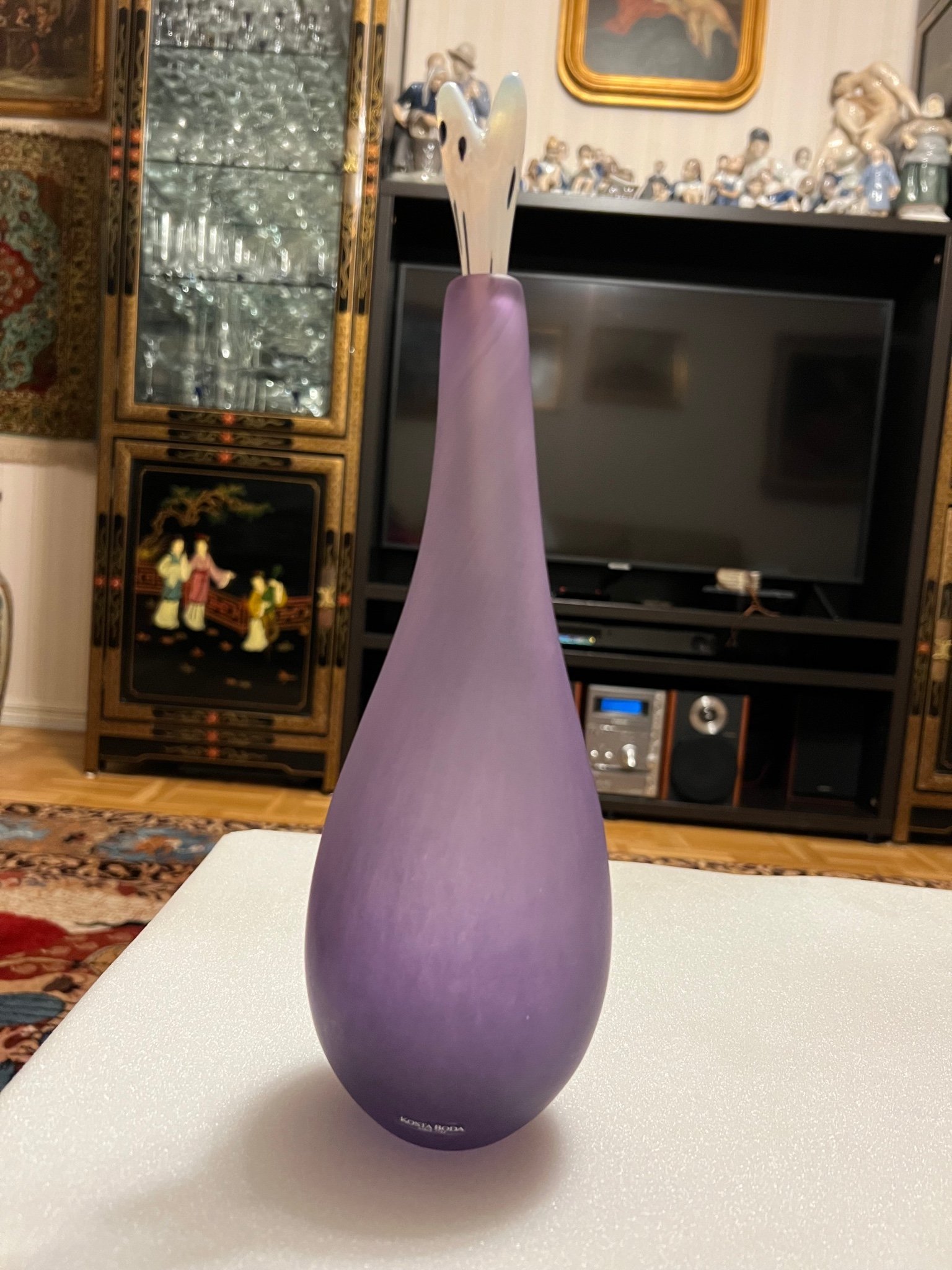 Karaff med propp av Gunnel Sahlin med signerad .. | Köp på Tradera ...