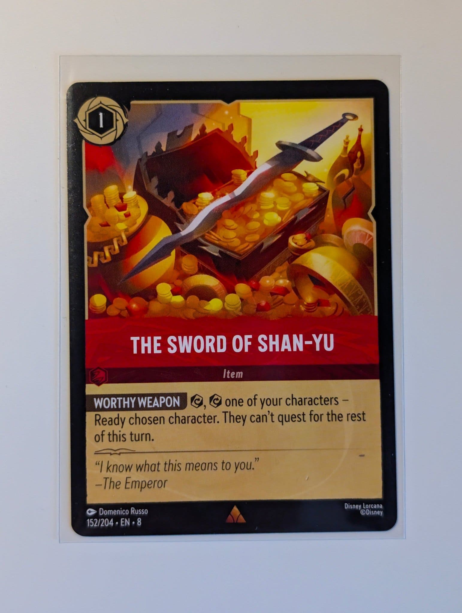 Lorcana Reign of Jafar - The Sword of Shan Yu #.. | Köp på Tradera ...