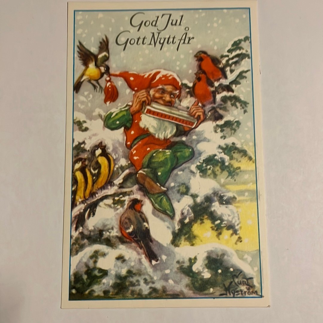 God Jul Gott Nytt År. sign. curt nyström | Köp på Tradera (711643737)