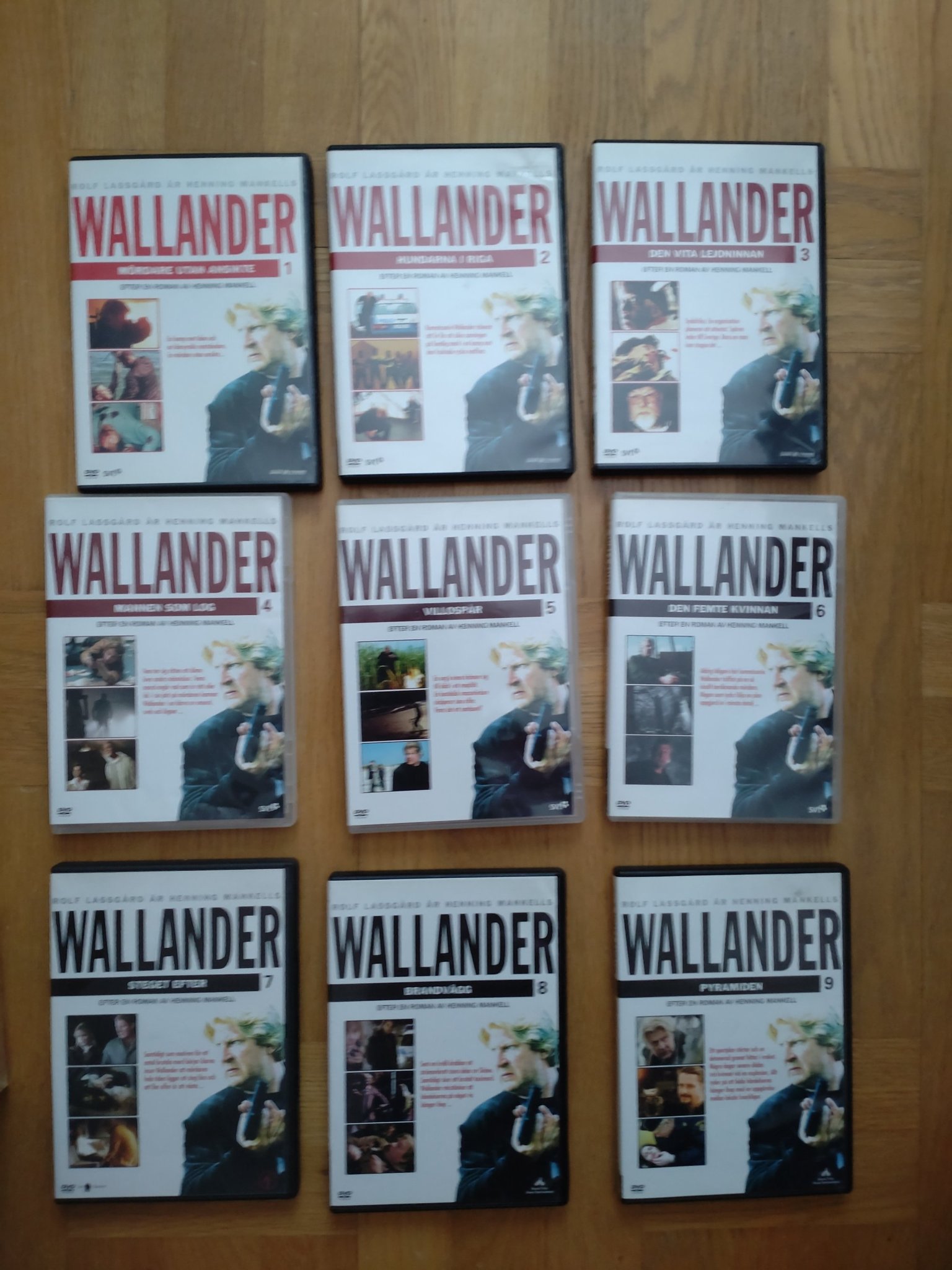 Rolf Lassgårds Wallander 1-9 OOP | Köp på Tradera (710073728)