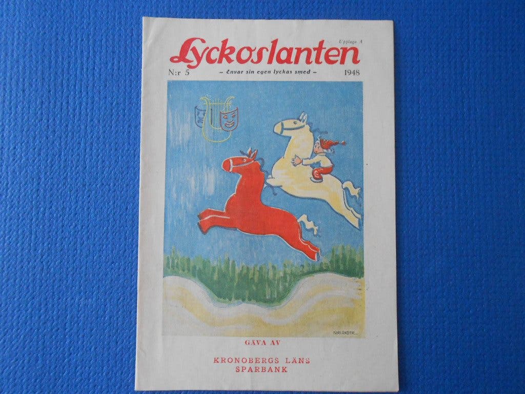 Lyckoslanten nr 5 1948 Märta Nybom Pyret av Stu.. | Köp på Tradera ...