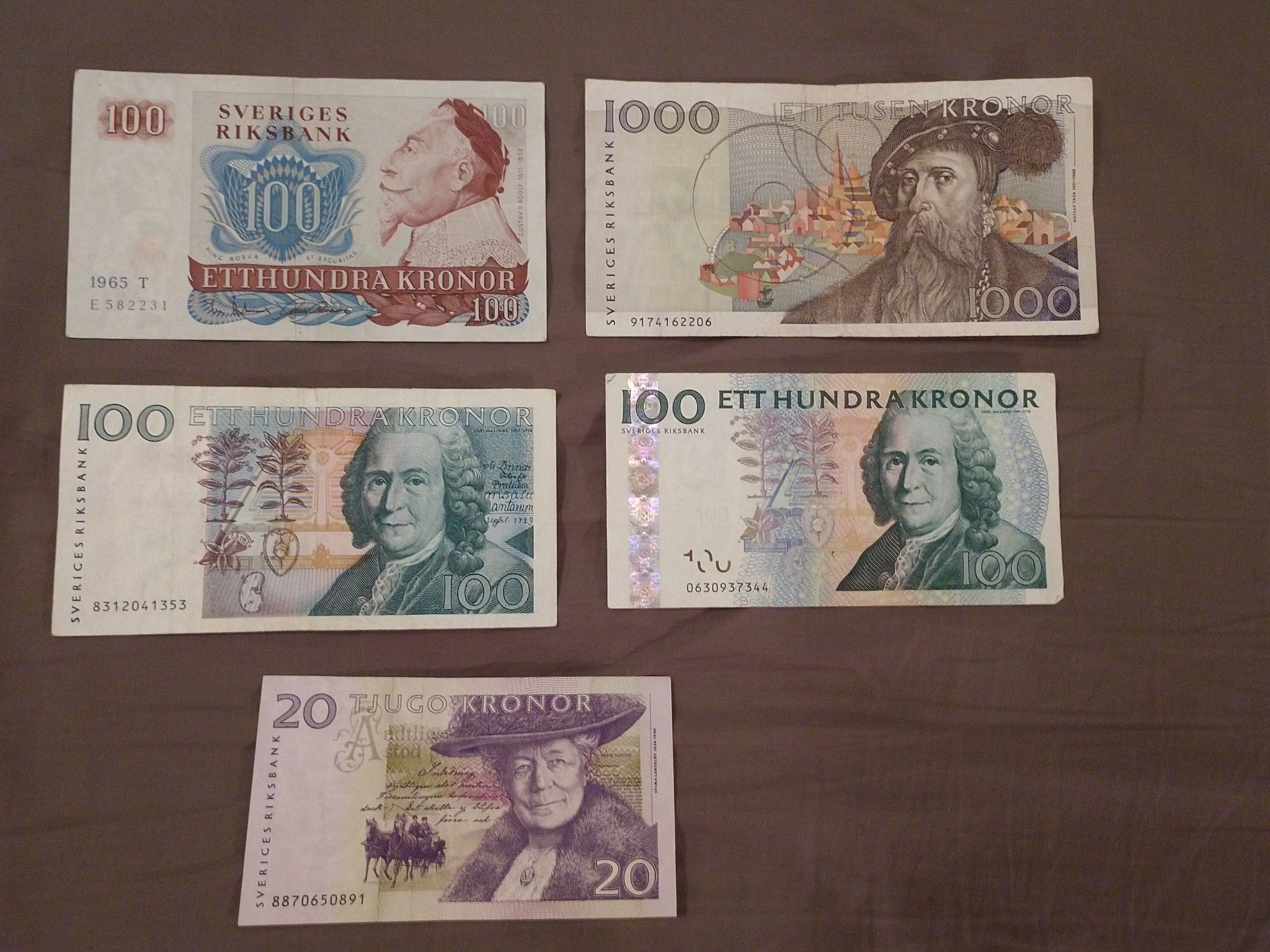 Gamla Svenska Sedlar (417932052) ᐈ Köp på Tradera