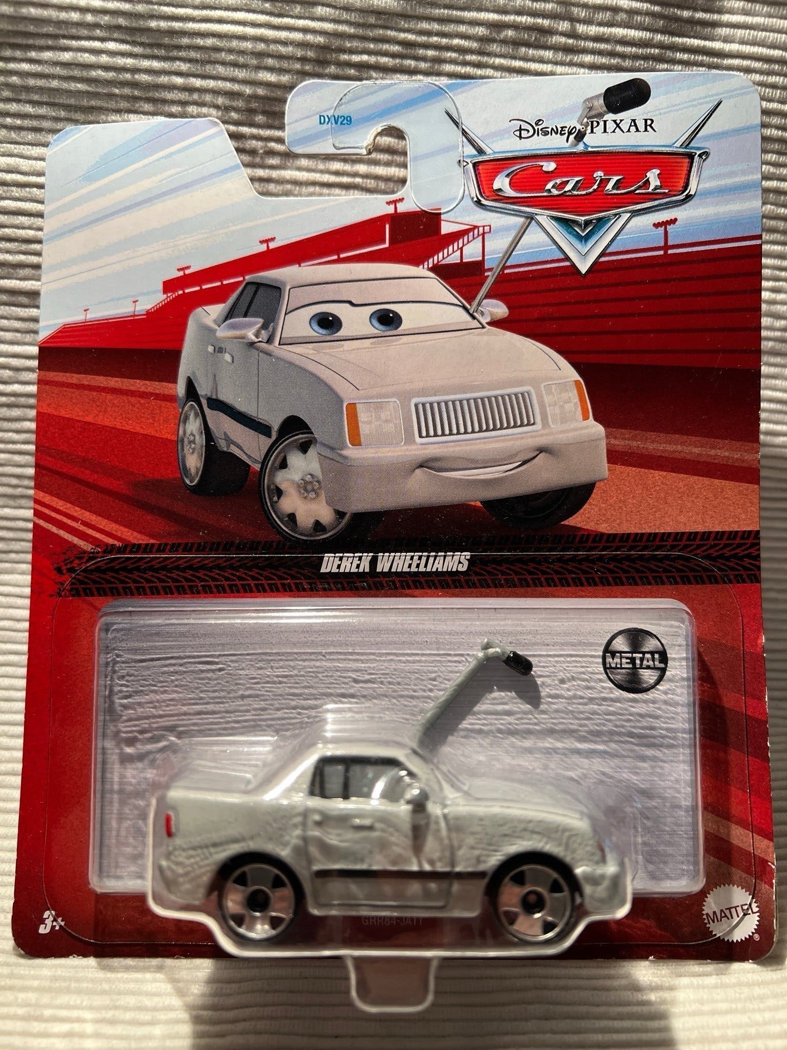 Disney Pixar Cars - Derek Wheeliams - Metallbil | Köp på Tradera ...
