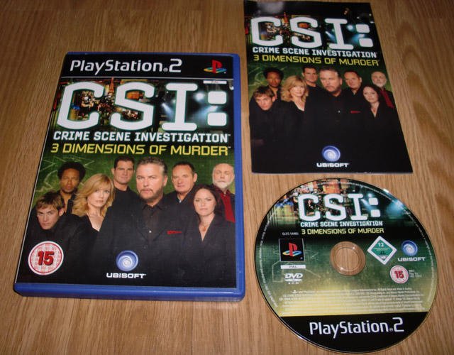 PS2: CSI Crime Scene Investi.. | Köp från SvenskaTVspel på Tradera ...
