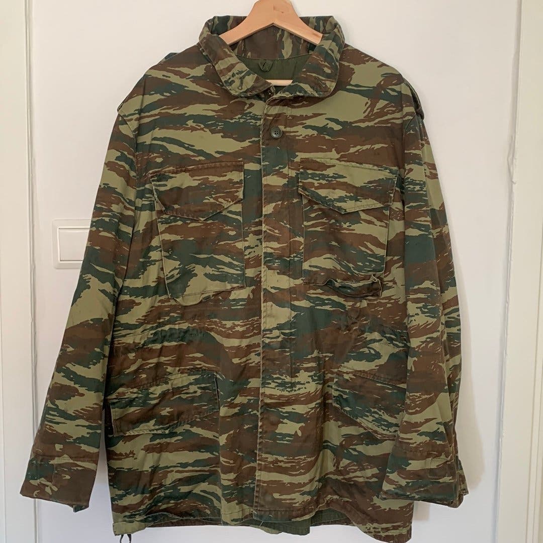Vintage M65 Greek lizard camo jacket | Köp på Tradera (692021593)