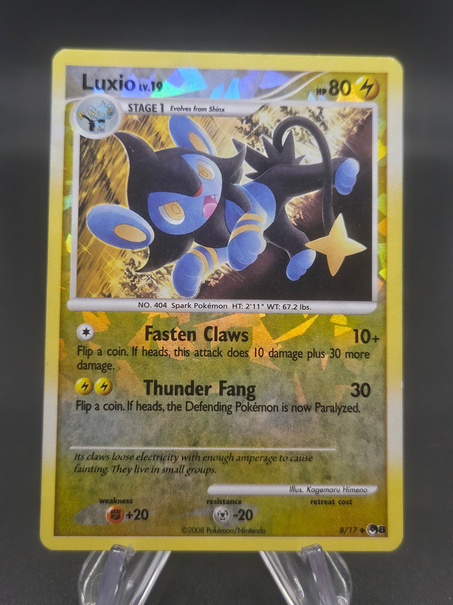 Luxio - 8/17 - Shattered Reverse Holo - POP Ser.. | Köp på Tradera ...