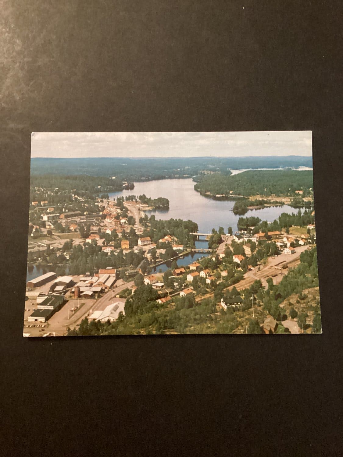 Flygfoto över Bengtsfors | Köp från ahusvykort på Tradera (645446314)